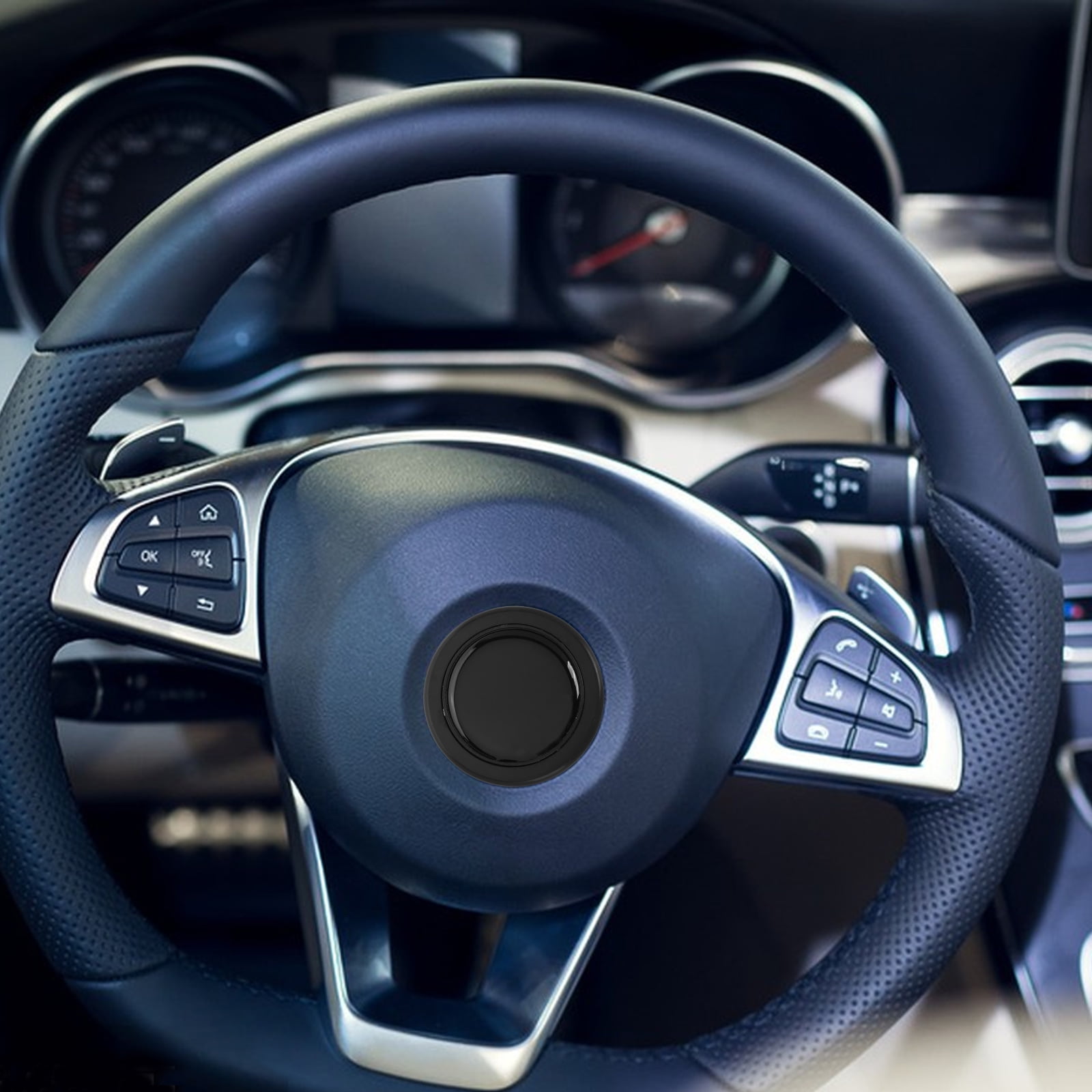 GOOHOCHY Horn Activation Car Horn Button Cover Resin 1Set 2.4X2.4X0.8In ...