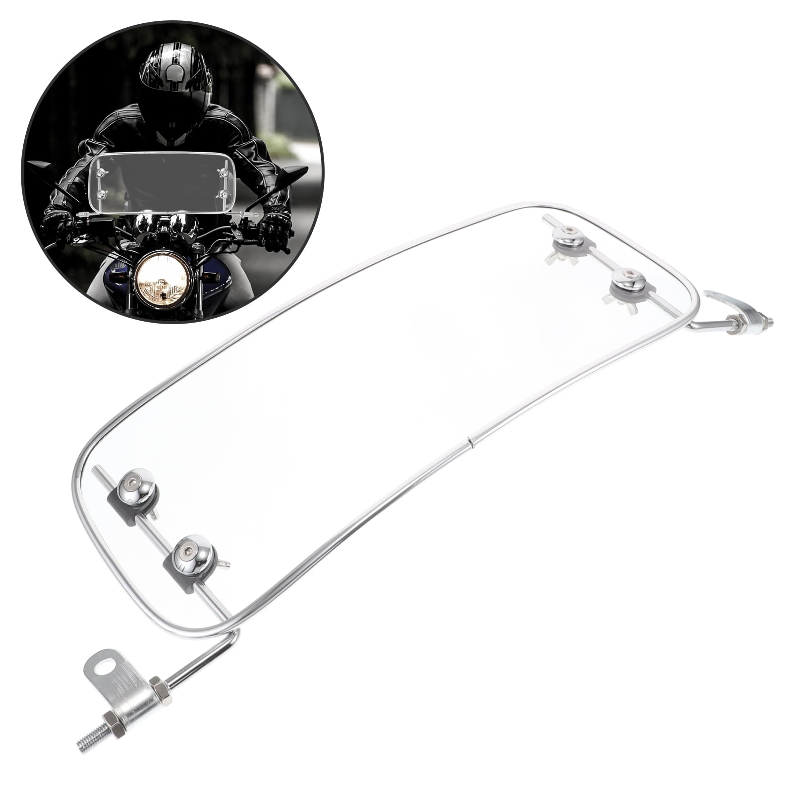 GOOHOCHY Universal Motorcycle Windshields Motorcycle Windscreen Wind ...