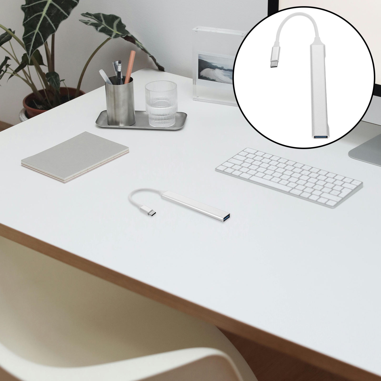 GOOHOCHY Usb Hub Multi Port Usb Port Adapter Multiple Usb Adapter Usb ...