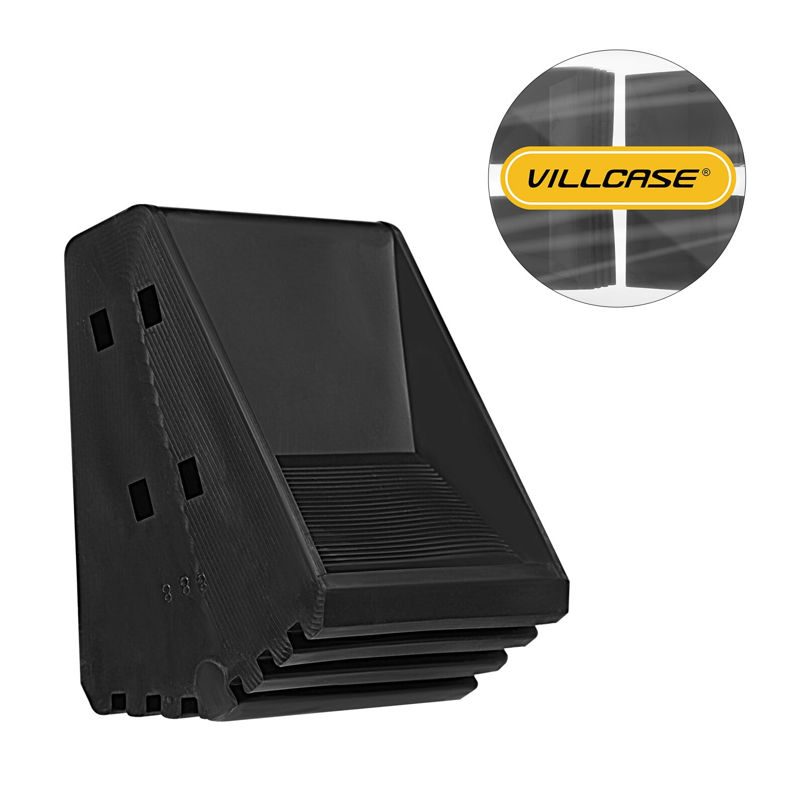 GOOHOCHY VILLCASE 4pcs Extension Ladder Feet Pads Security Bumpers ...