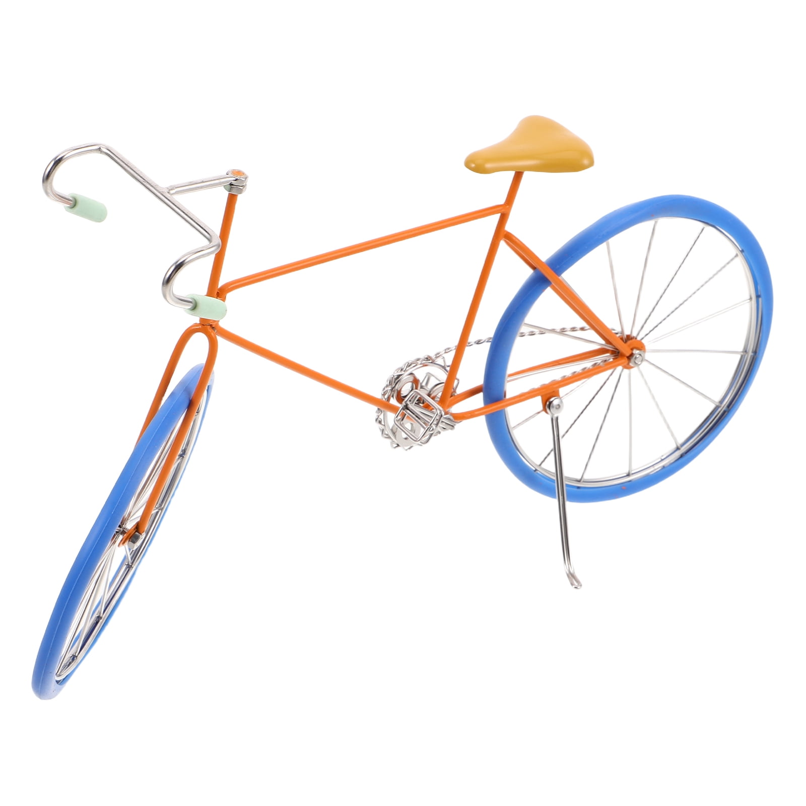 GOOHOCHY Vintage Desktop Figurines Stainless Steel Bikes Model ...