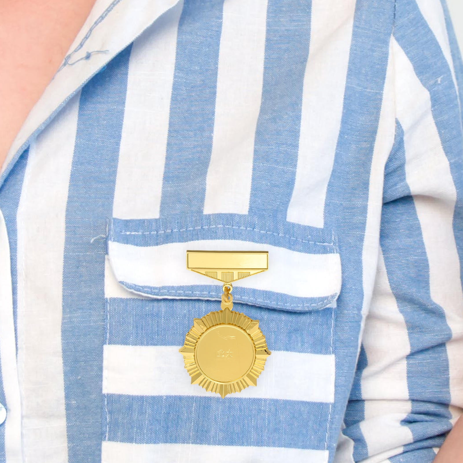 GOOHOCHY Vintage Pin Jacket Medal Costume Accessory Medal Student Medal ...