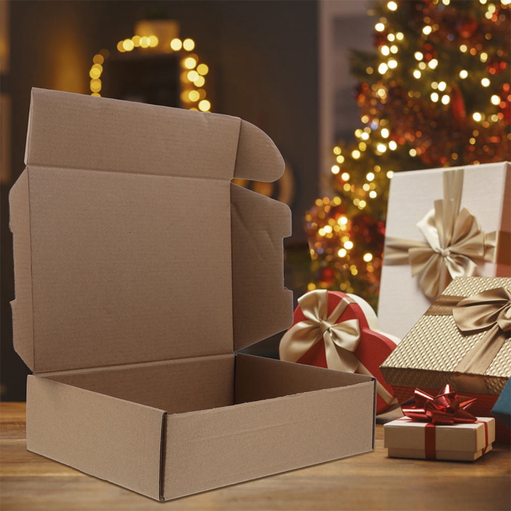 GOOHOCHY WORGEOUS 20pcs Small Corrugated Paper Shipping Boxes Brown ...