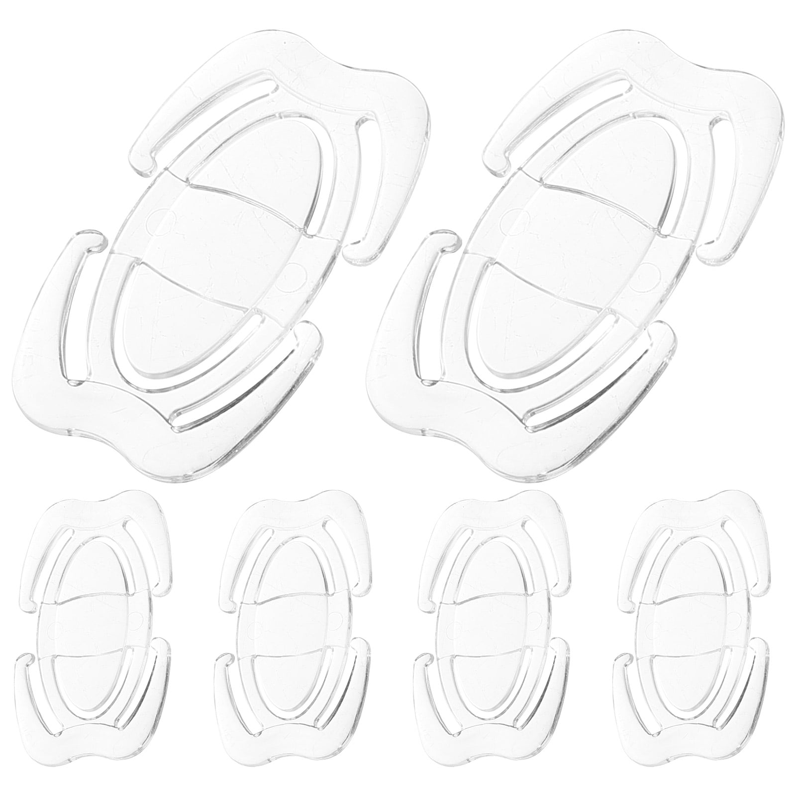 BRIGHTFUFU Plastic Bra Straps Clips 6Pack Adjustable Shoulder Straps ...