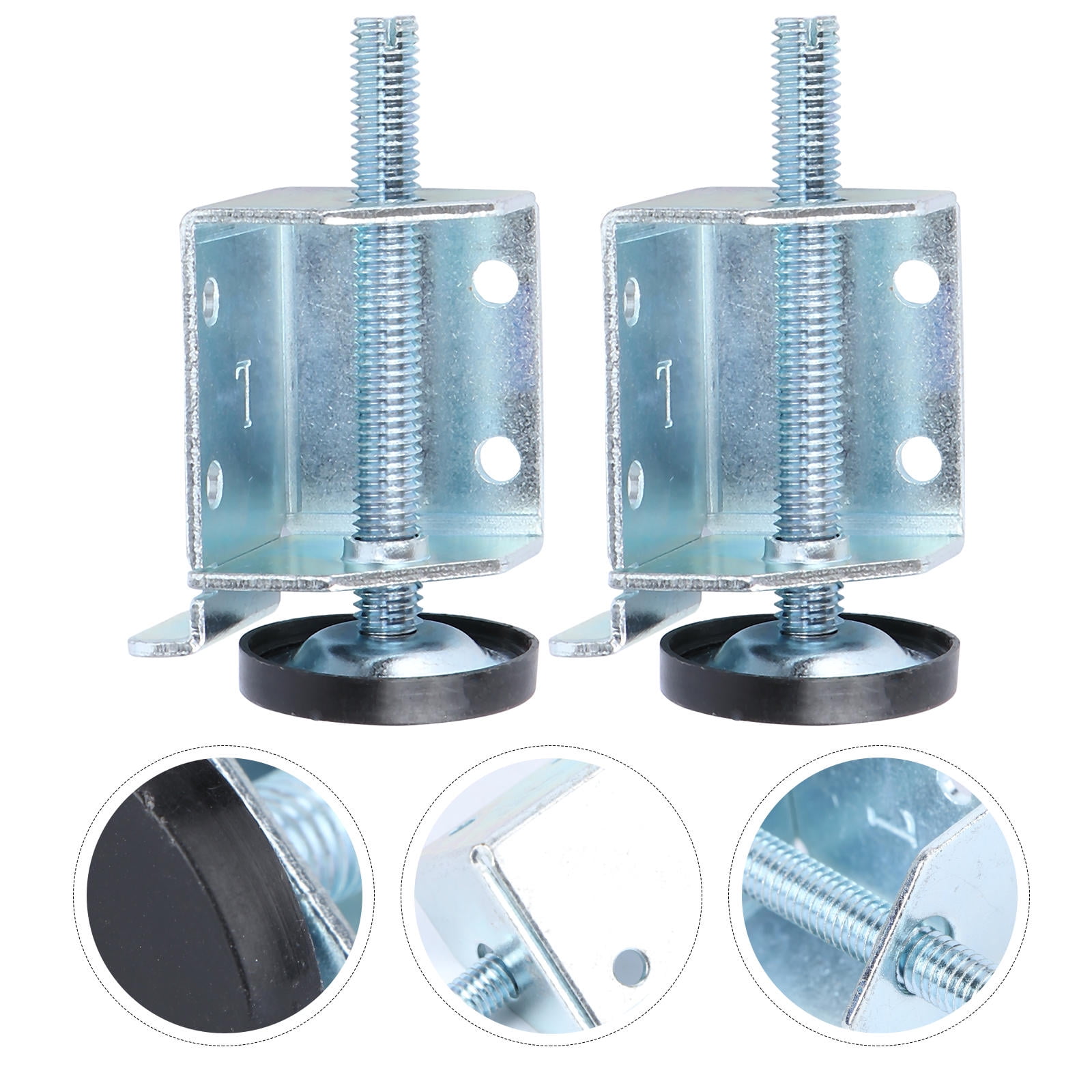 GOOHOCHY Wardrobe Level Feet Steel Cabinet Leg Leveler for Floor ...