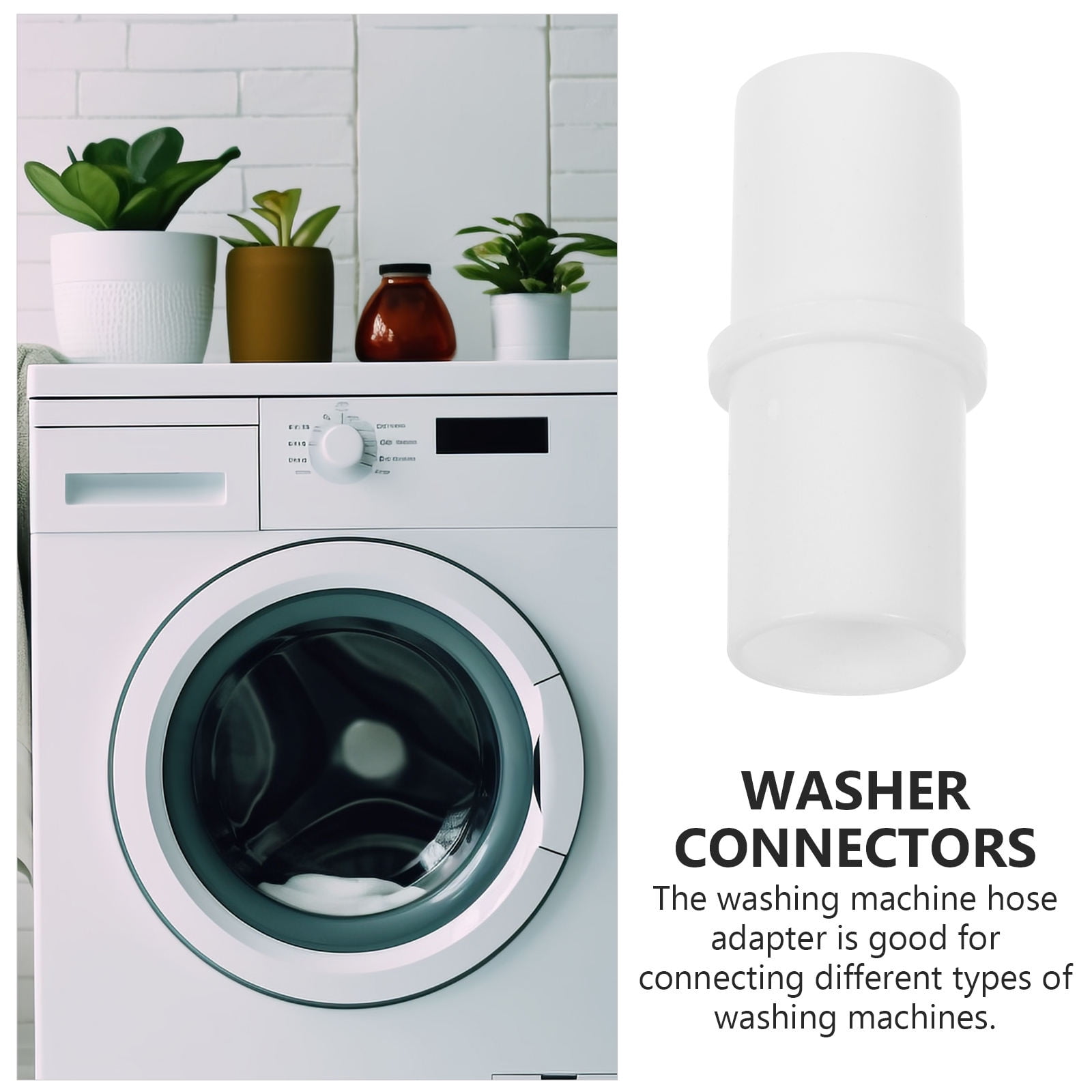 GOOHOCHY Washing Machine Hose Adapter with Durable Plastic Construction ...