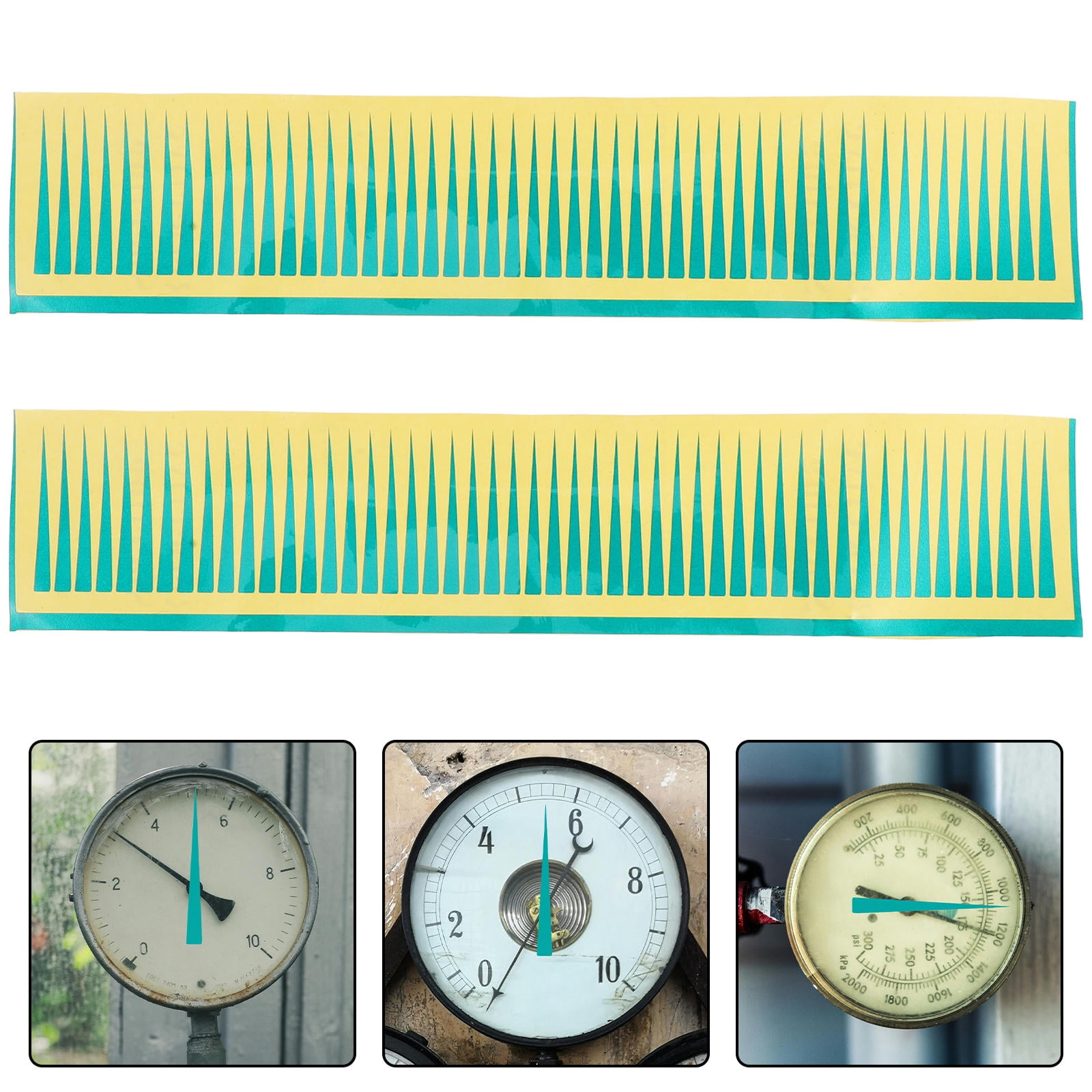 GOOHOCHY Waterproof Reflective Arrow Stickers for Pressure Gauge for ...