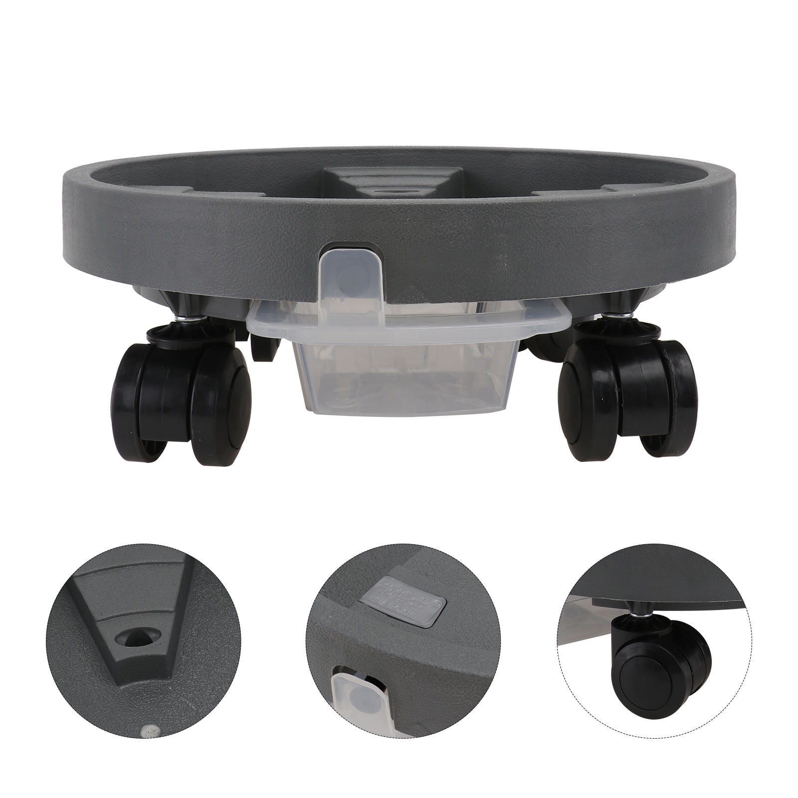 Mobutofu Movable Flower Pot Holder Grey 1PC 9.3in Inner Diameter ...