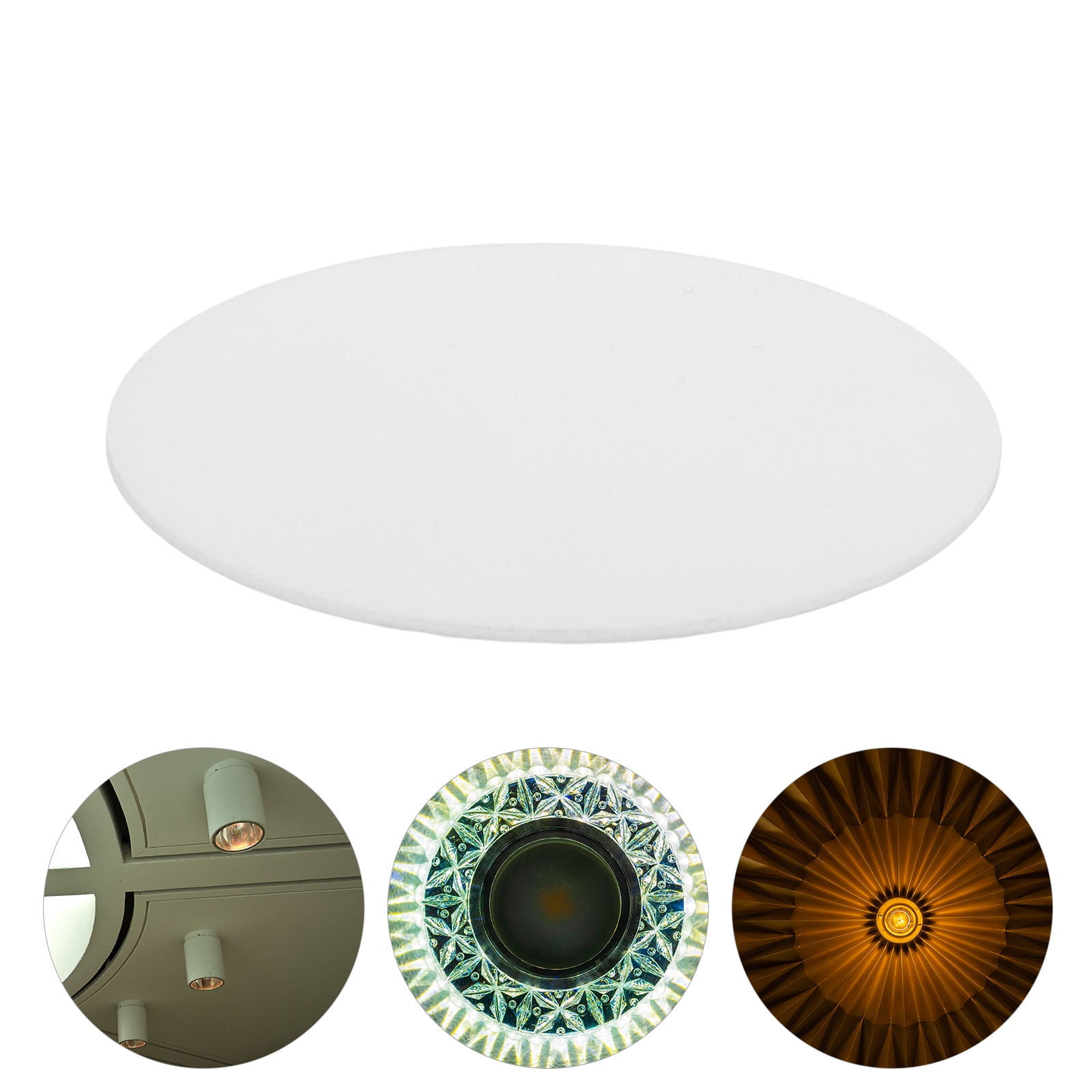 GOOHOCHY 6pcs White Acrylic Chandelier Shade Diffuser for LED ...