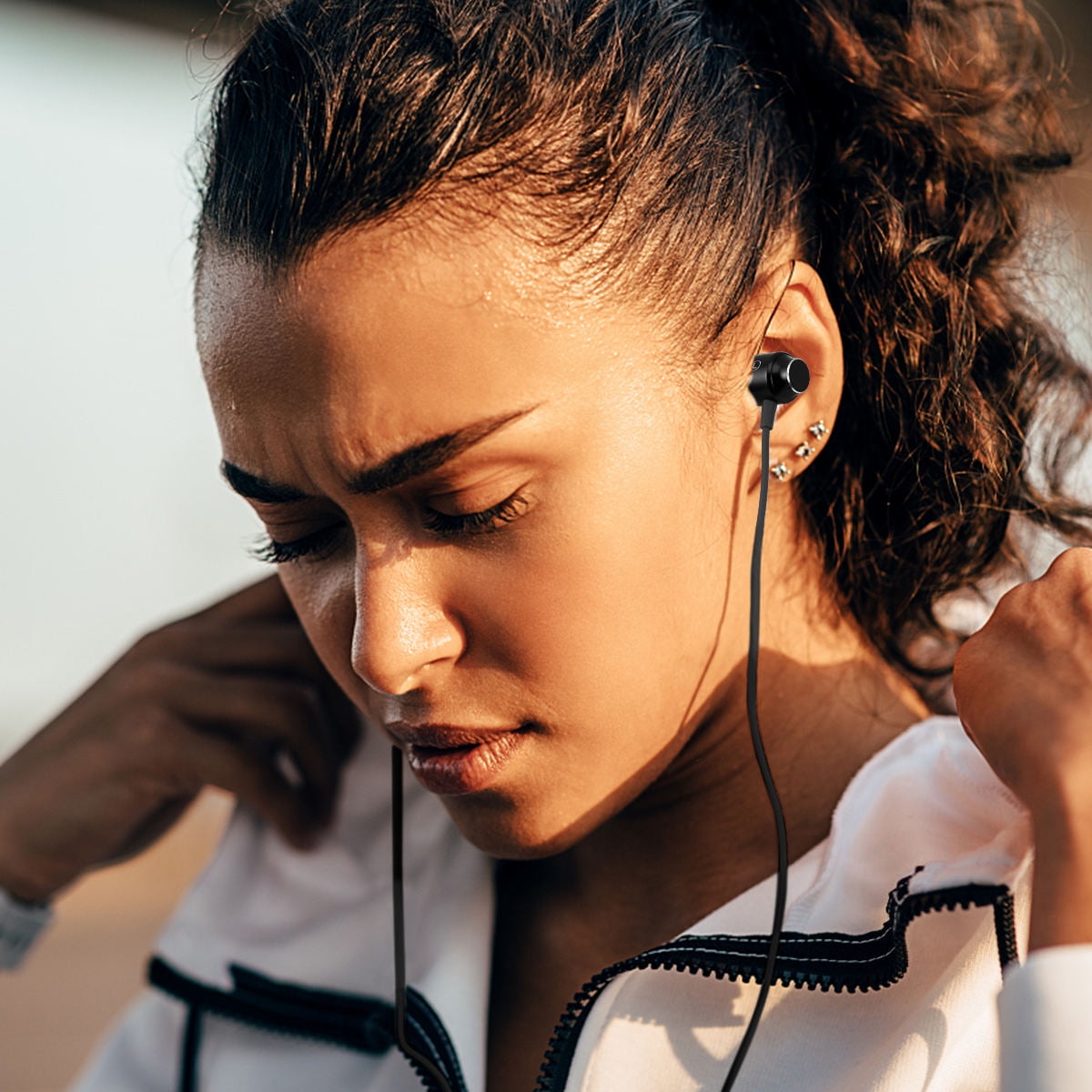 GOOHOCHY Wired Earphones 3.5mm Jack In-ear Earphone Ear Buds With Mic ...