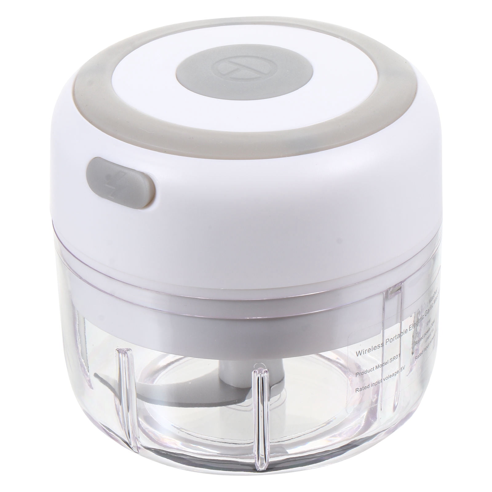 GOOHOCHY Wireless Garlic Chopper Stainless Steel Garlic Masher Mini ...