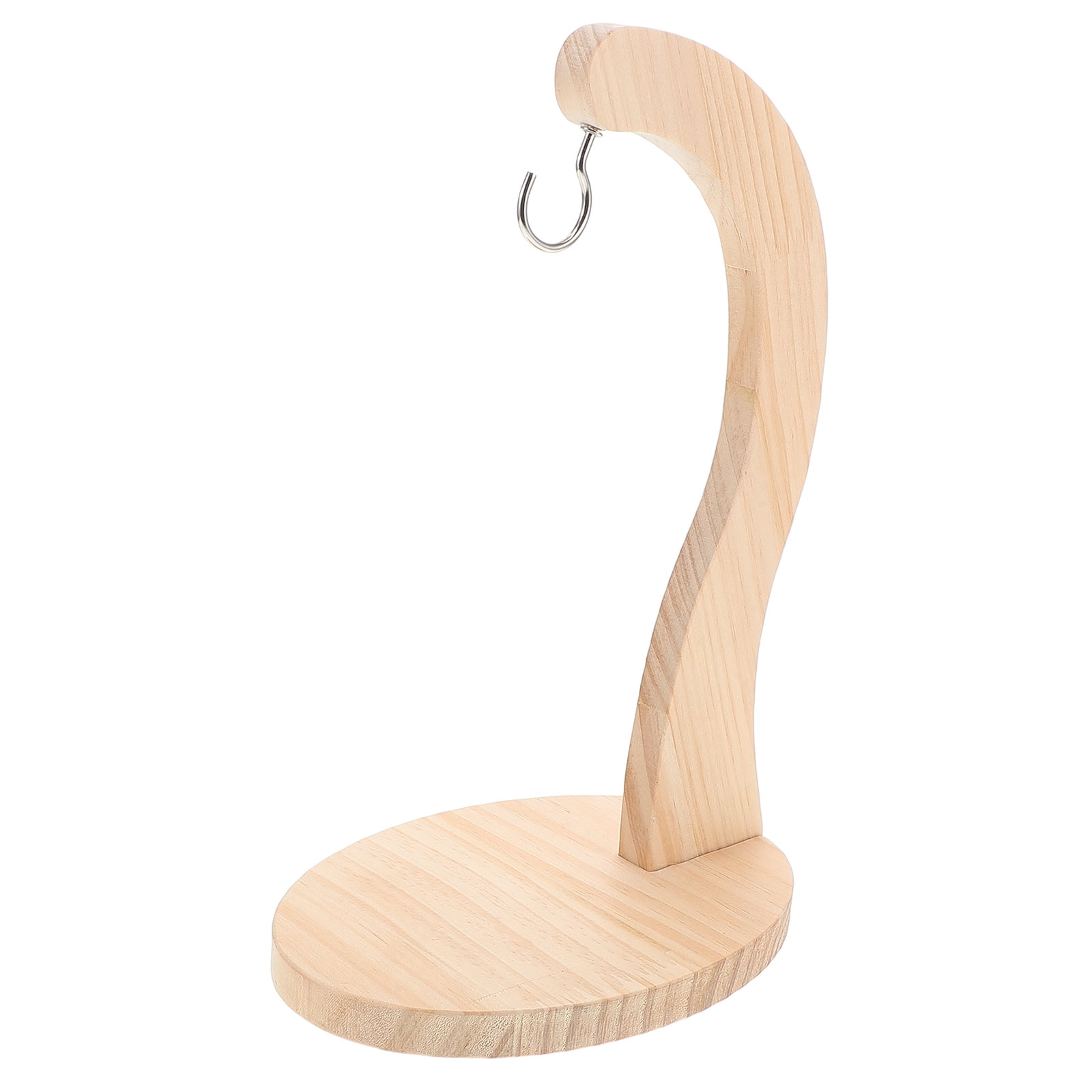 GOOHOCHY Wood Banana Hanging Rack Modern Banana Wood Display Hanger ...
