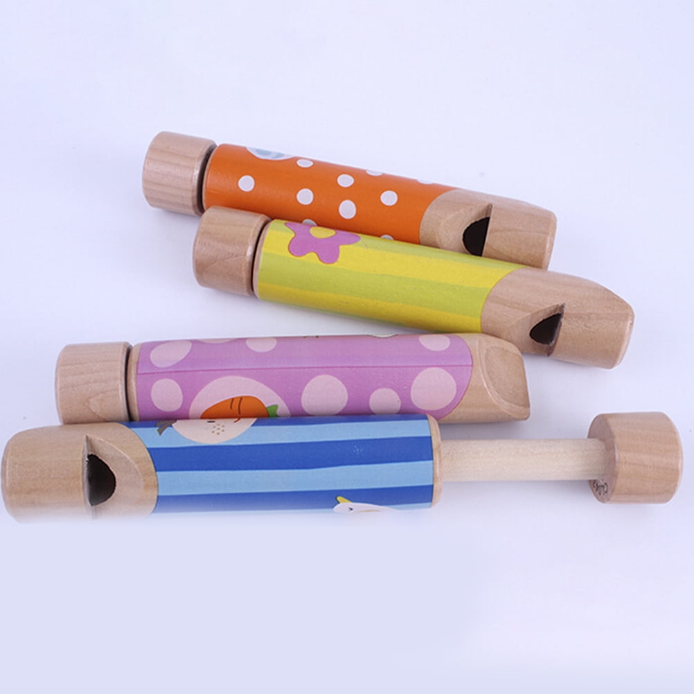GOOHOCHY Wood Slide Whistle for Kids Playing Assorted Color Small and ...