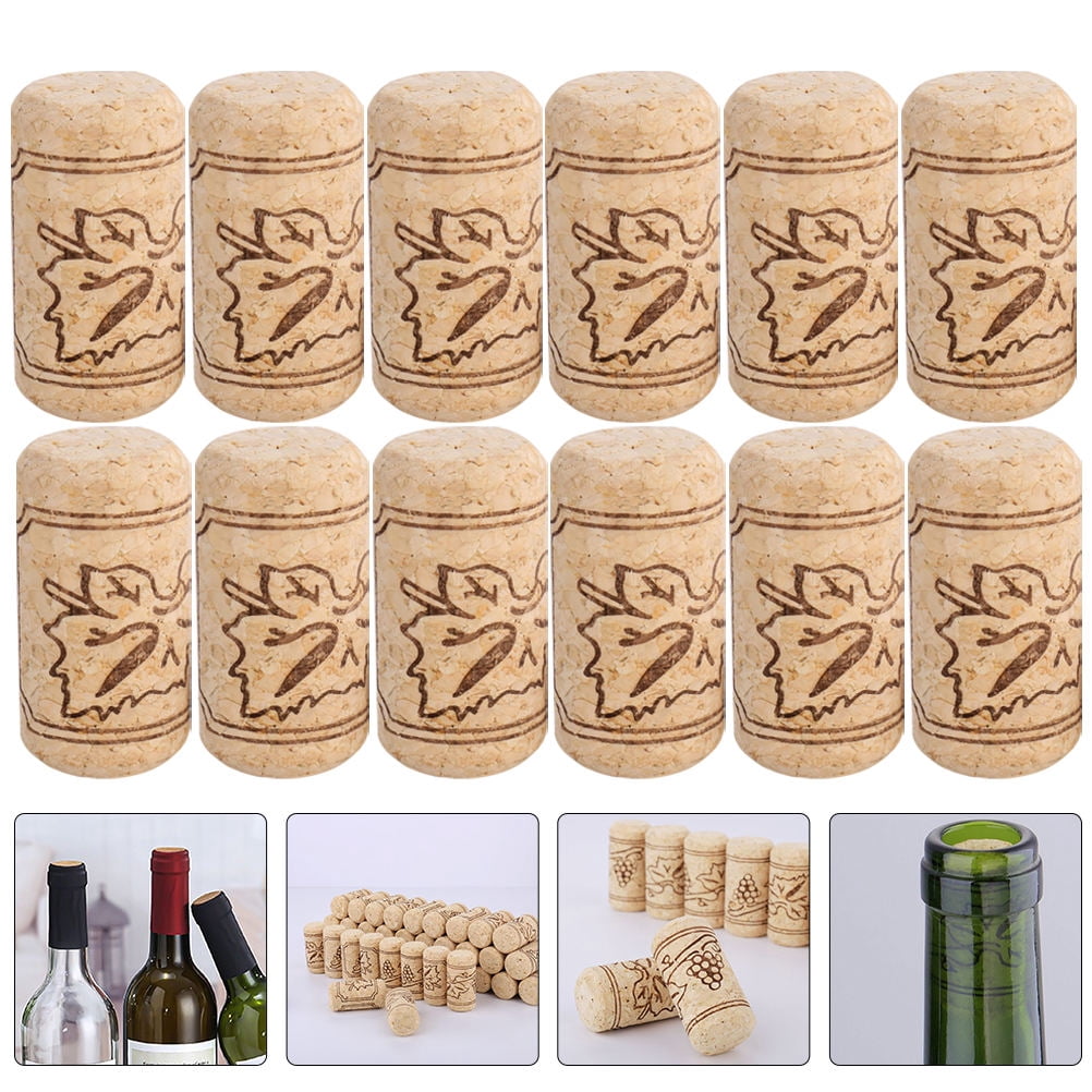 GOOHOCHY Wood Wine Bottle Stoppers with Grape Design for Flute Scene ...