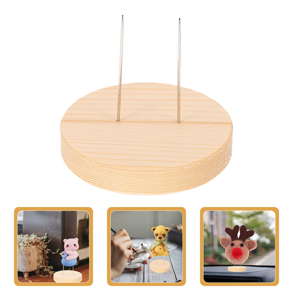 GOOHOCHY Wooden Doll Display Stand for Handmade Creations with Sturdy ...