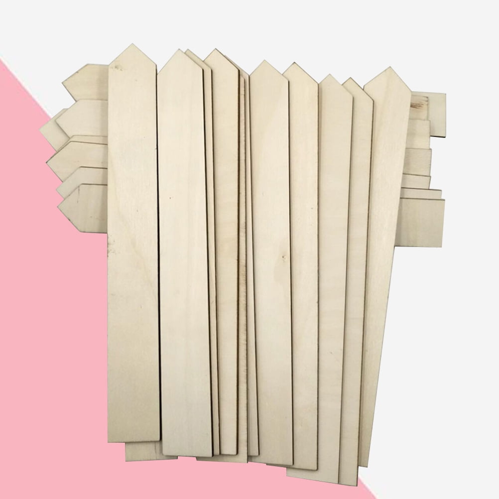 GOOHOCHY Wooden Garden Labels for Crafts and Plant Marking Durable ...