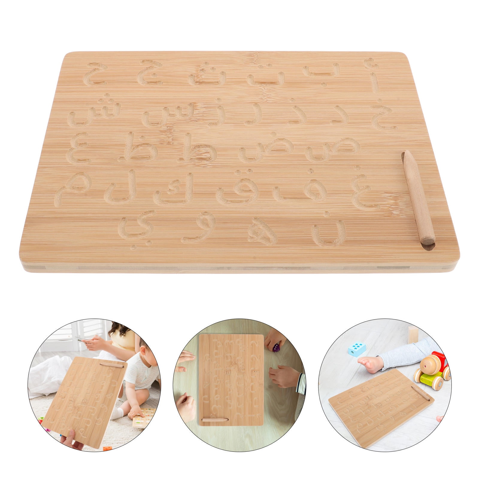 GOOHOCHY Wooden Handwriting Board for Kids Montessori Educational Toy ...