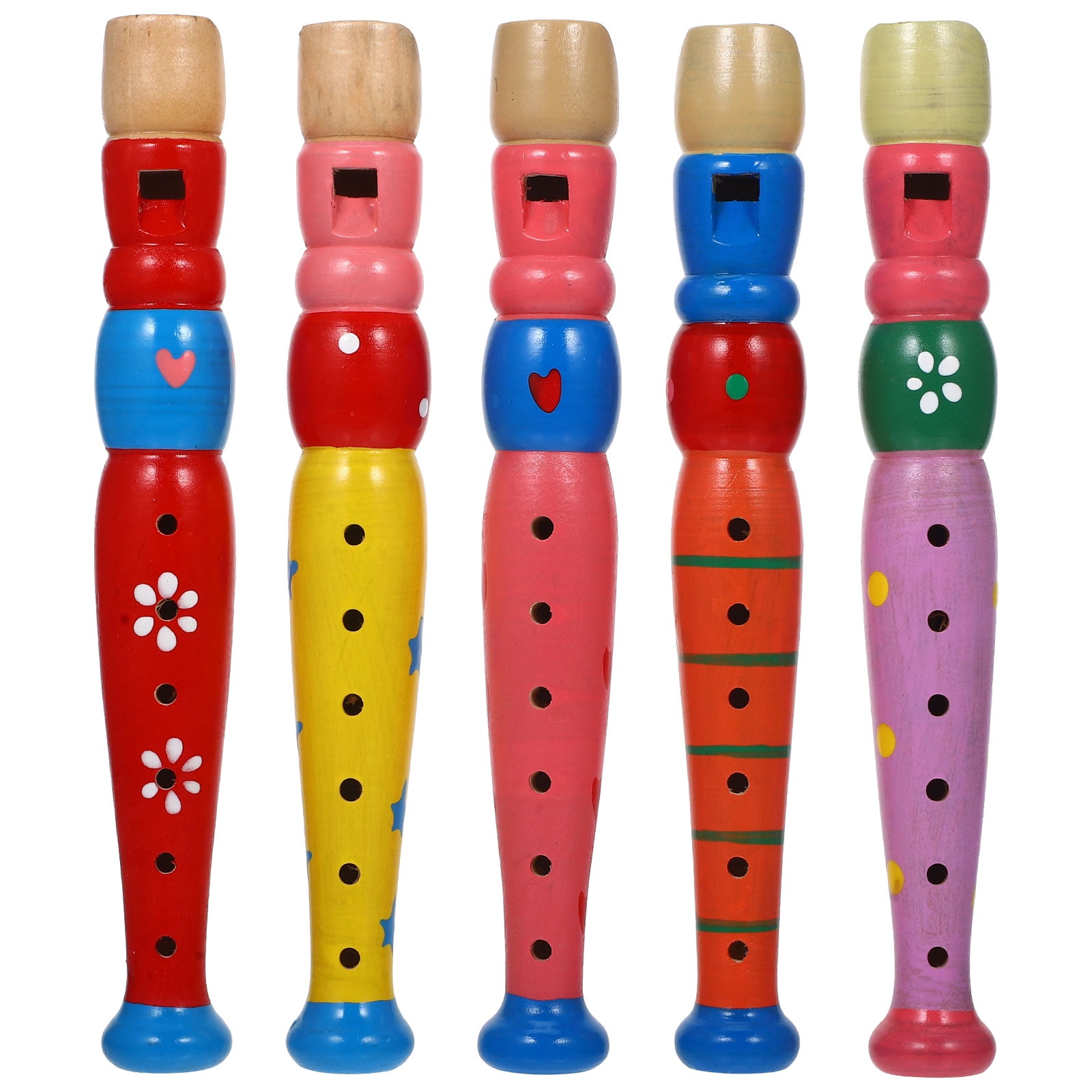 GOOHOCHY Wooden Recorder for Kids with Bright Green Color Catching ...