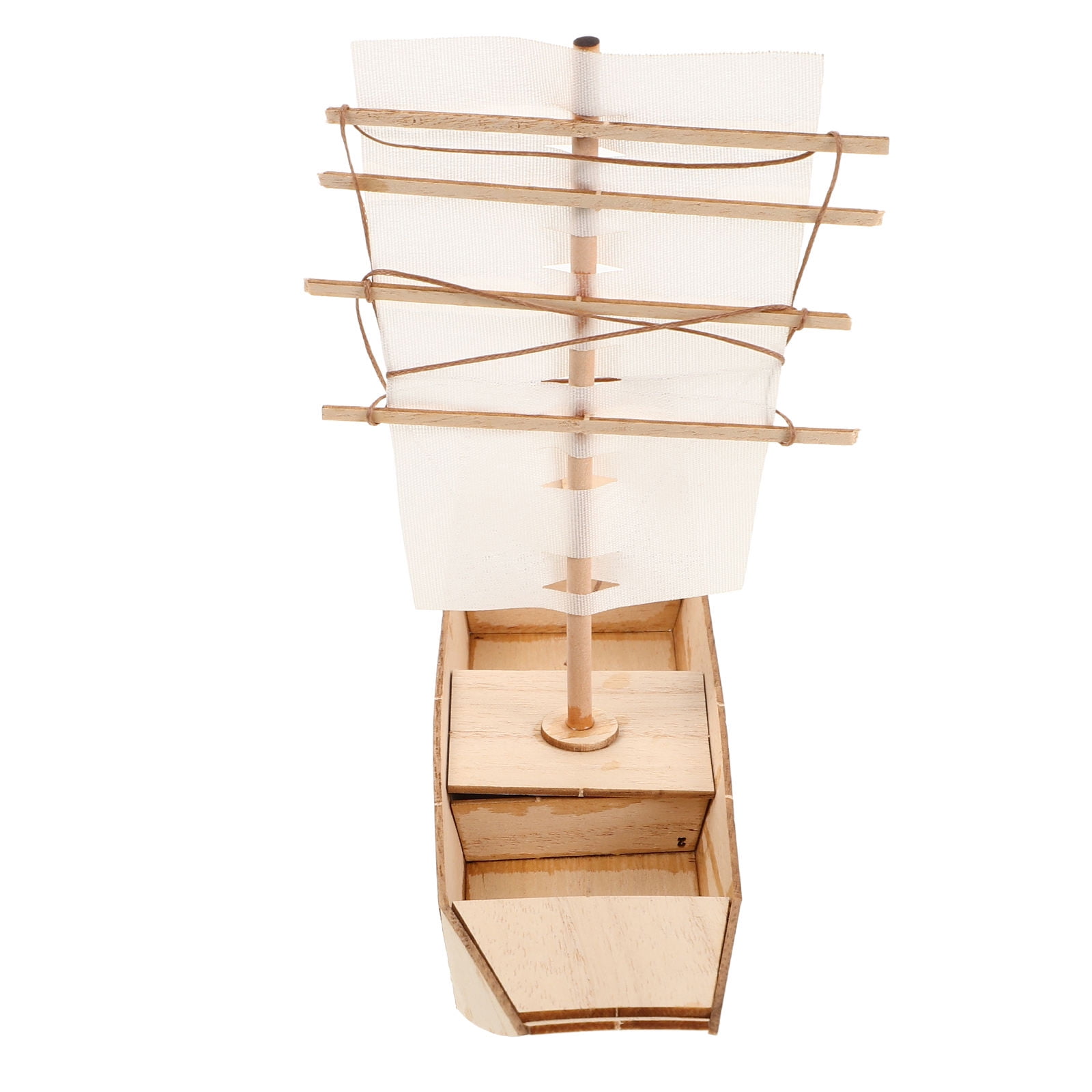 GOOHOCHY Wooden Sailboat Model Kit Diy Wood Puzzle Boat For Kids ...