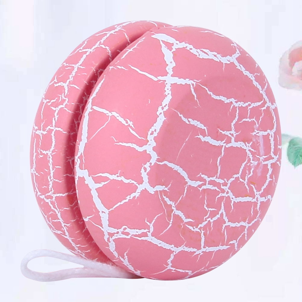 GOOHOCHY Wooden Yoyo Toy with Vivid Crack Design for Kids Playing ...