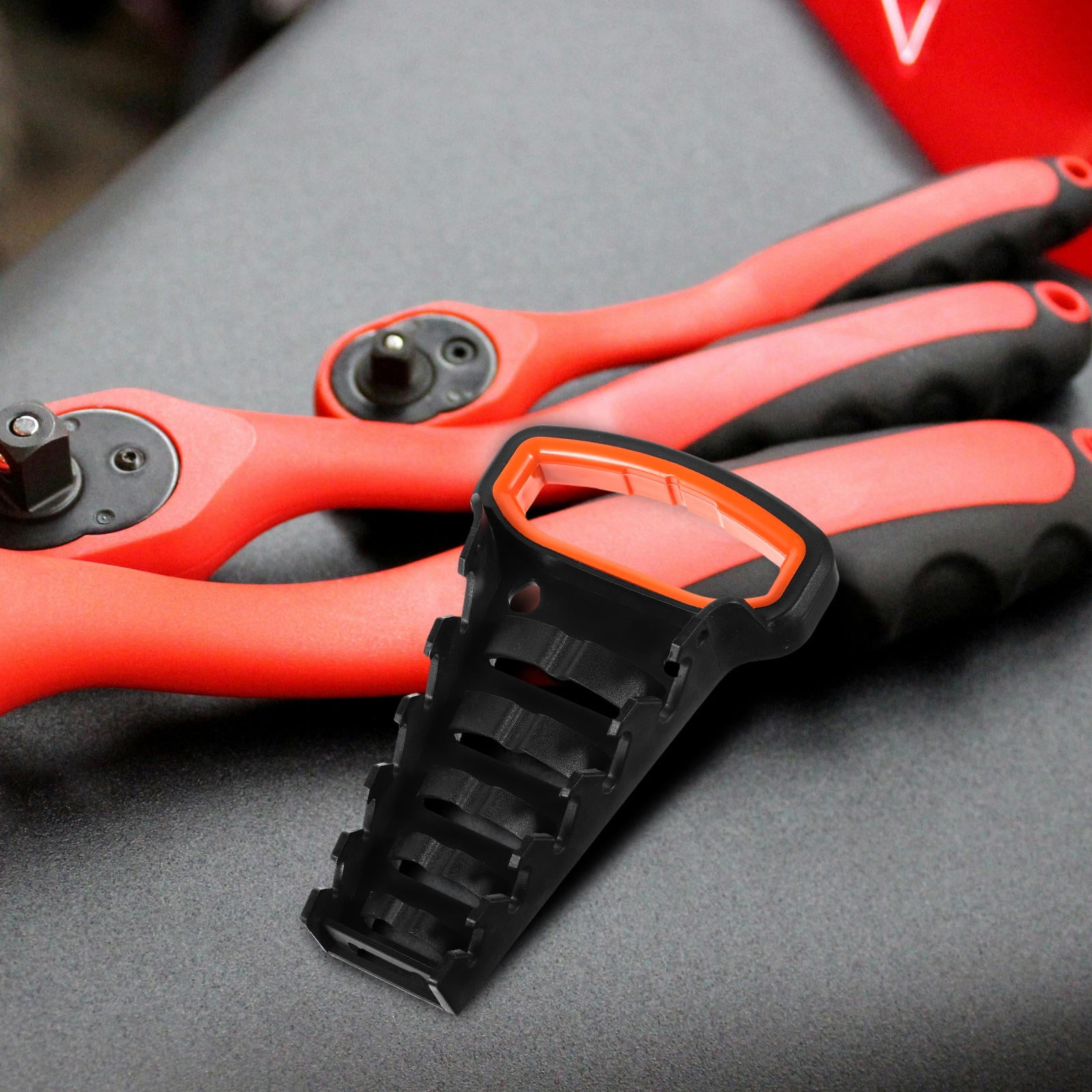 GOOHOCHY Wrench Organizer 5 Slots Space Saving Tool Holder X Wrench ...