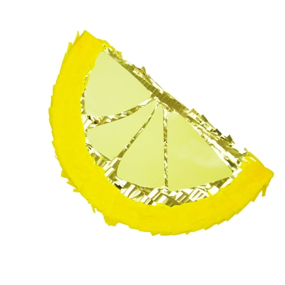 GOOHOCHY Yellow Lemon Shaped Mexican Pinata for Decoration Brighten ...