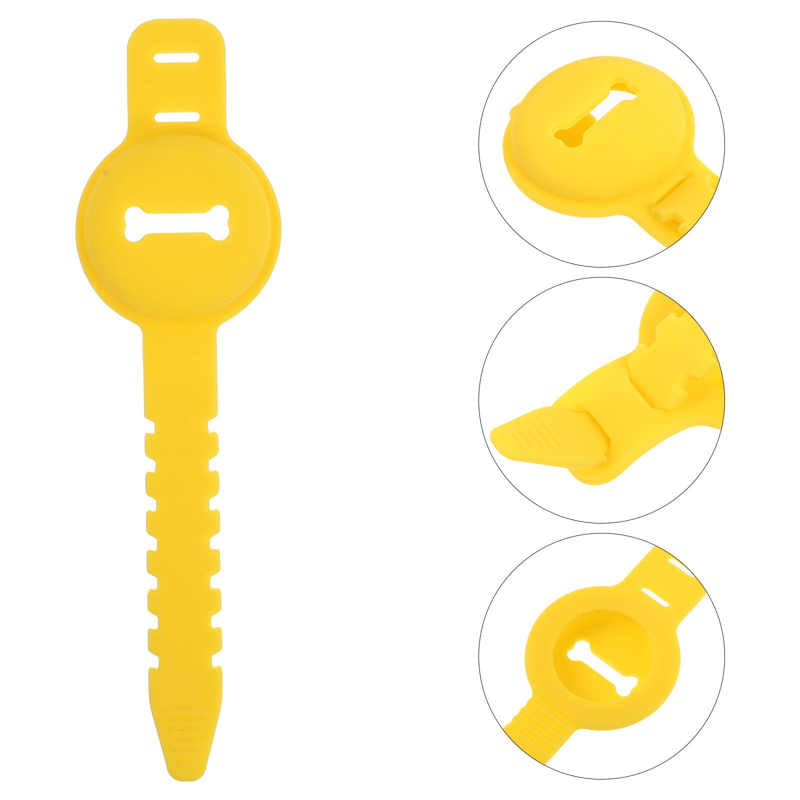 GOOHOCHY Yellow Silicone Protective Case for Tracer Locator Small Size ...