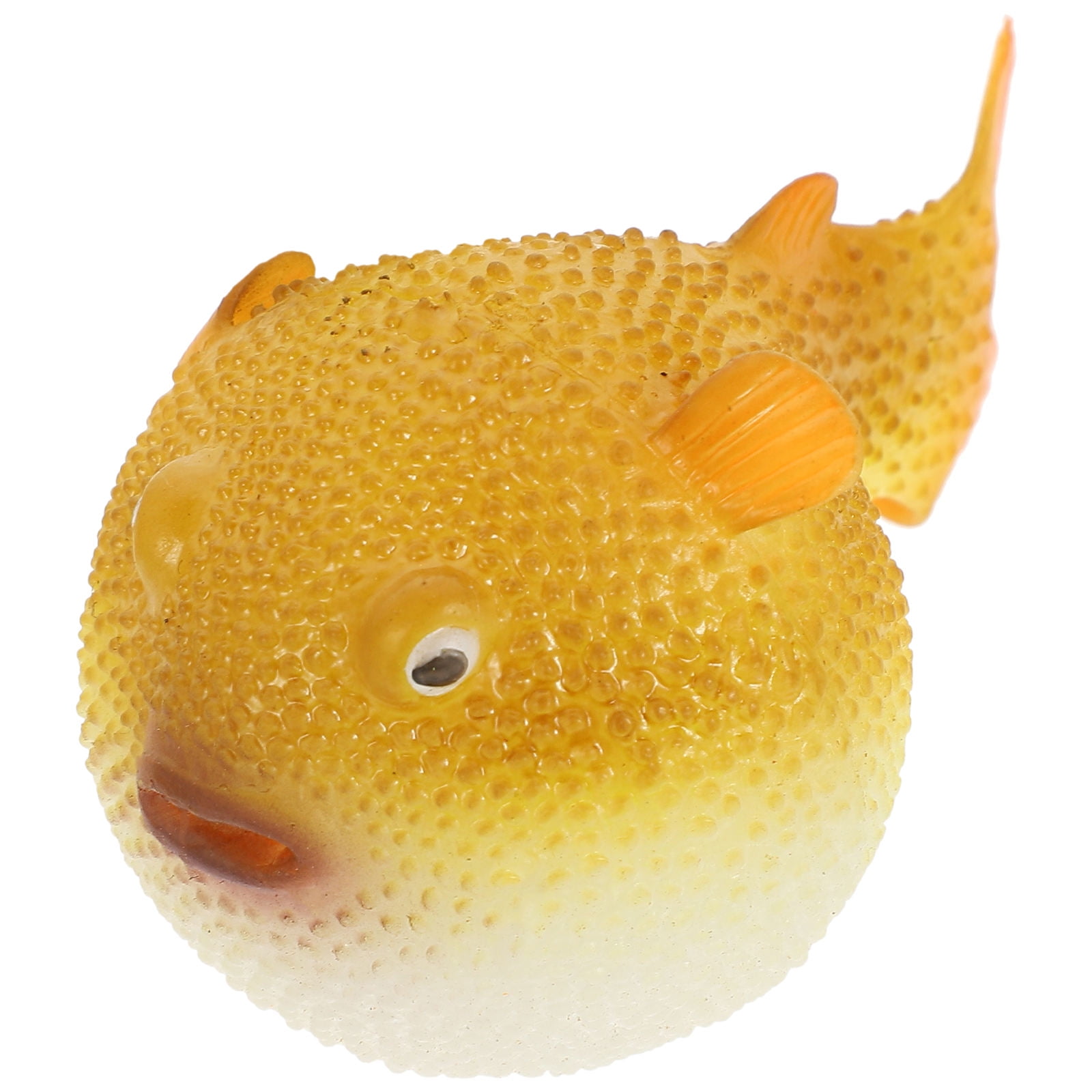 GOOHOCHY Yellow Simulation Puffer Fish for Aquarium Decoration Safe ...