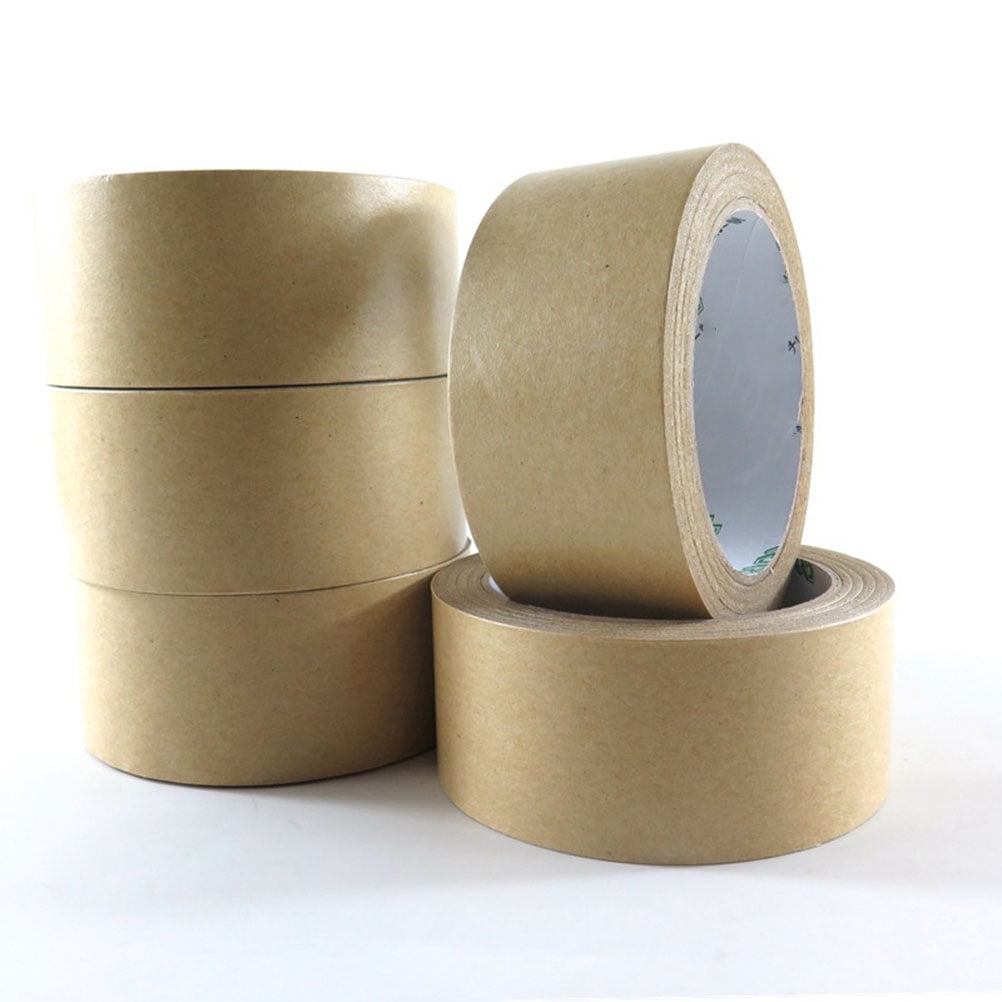 GOOHOCHY DIY Craft Tape Kraft Paper 2 Rolls Golden for Water Resistant ...