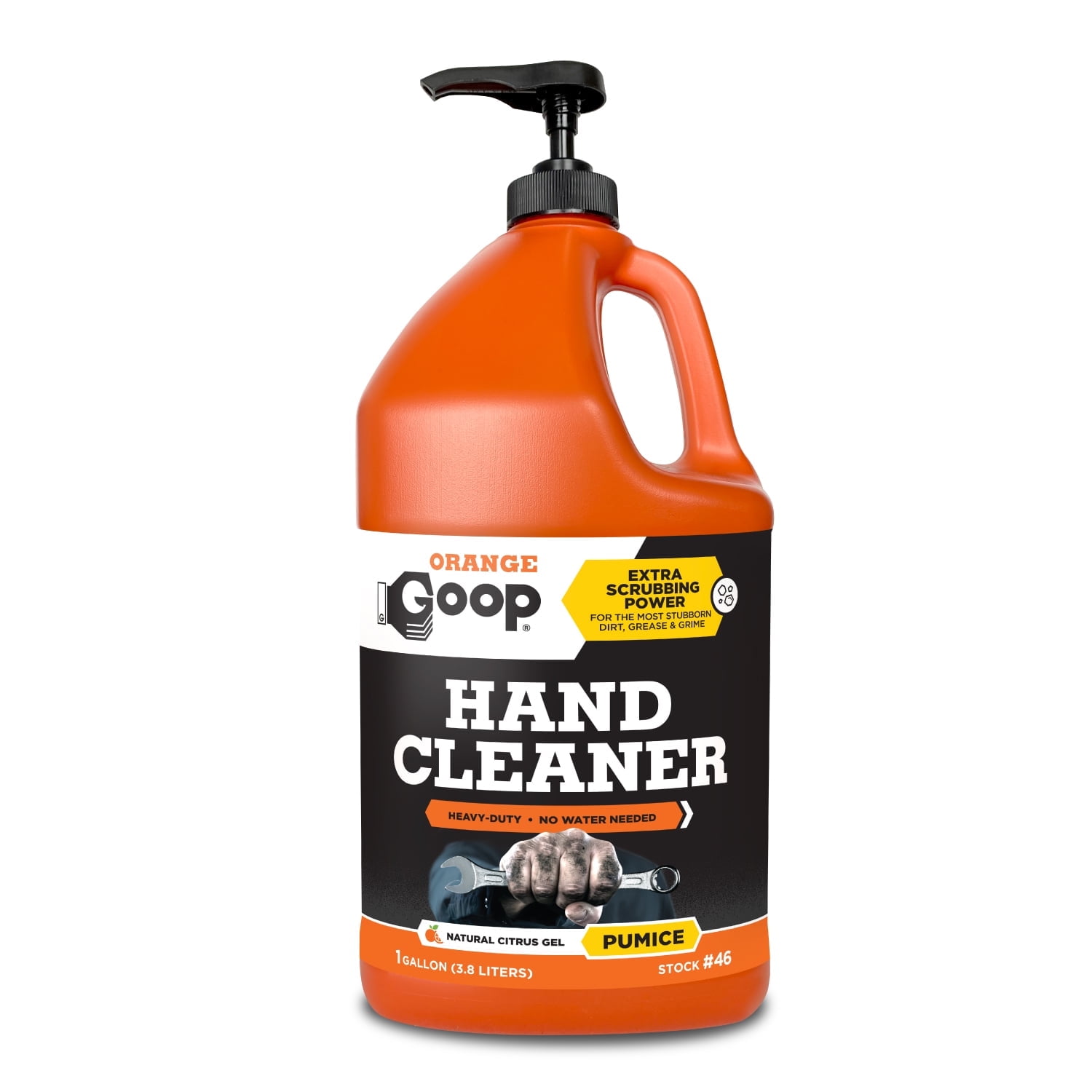 GOOP Orange Liquid with Pumice Multi-Purpose Waterless Hand Cleaner - 1 ...