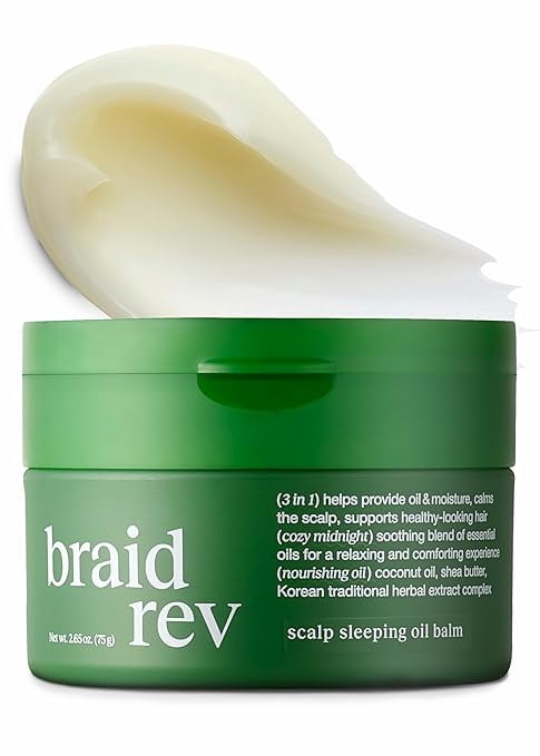 [GOOPA] Braid Rev Scalp Sleeping Oil Balm, Balm-to-Oil Formula ...