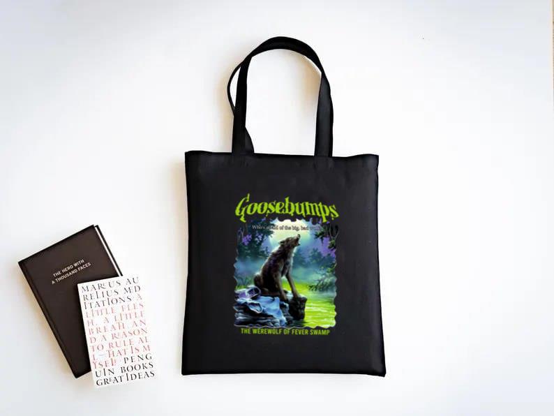 GOOSEBUMPS WEREWOLF Of Fever Swamp RL Stine Horror Kids TOTE BAGS ...
