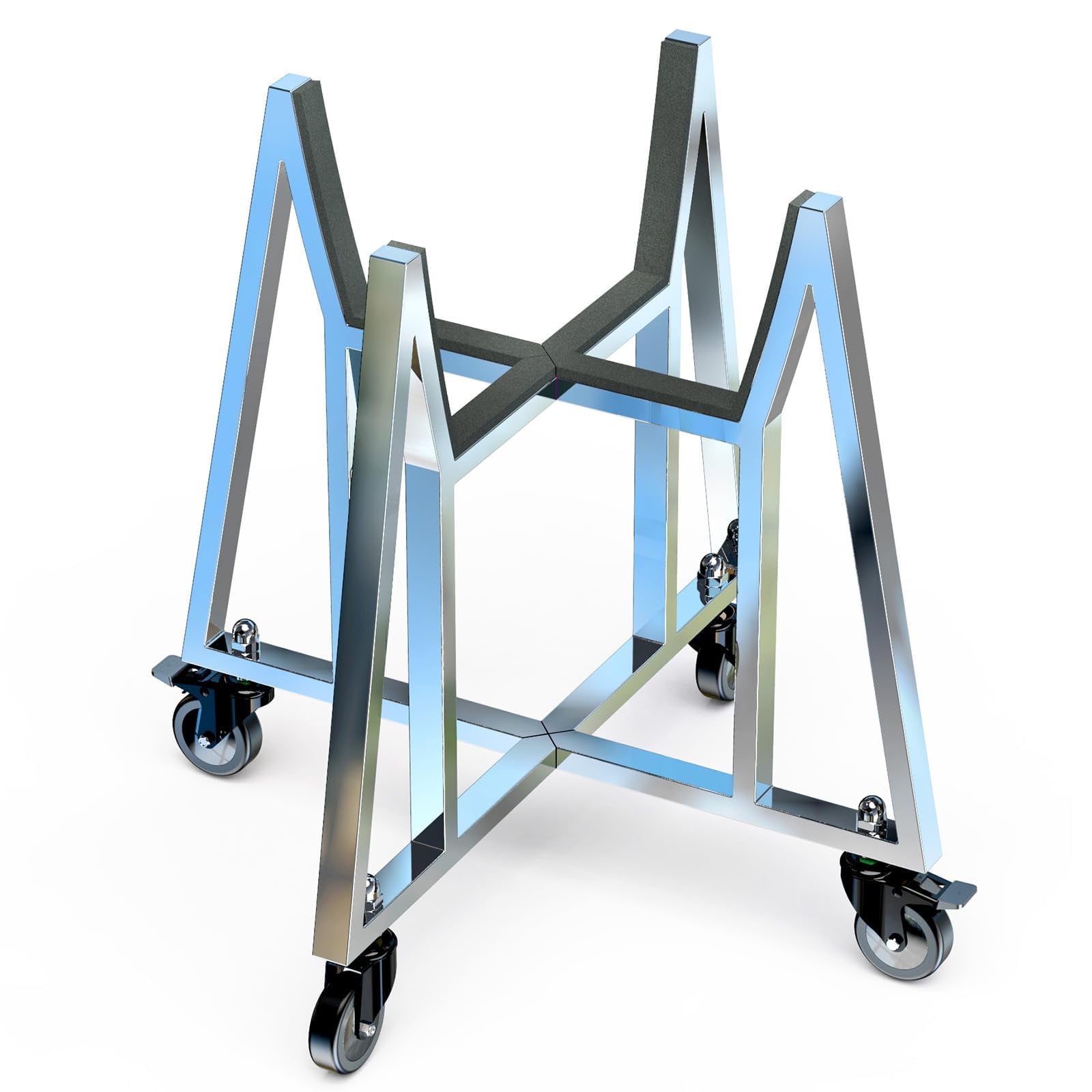 GOOSECHEF Grill Cart for Big Green Egg Accessories, Full Stainless ...