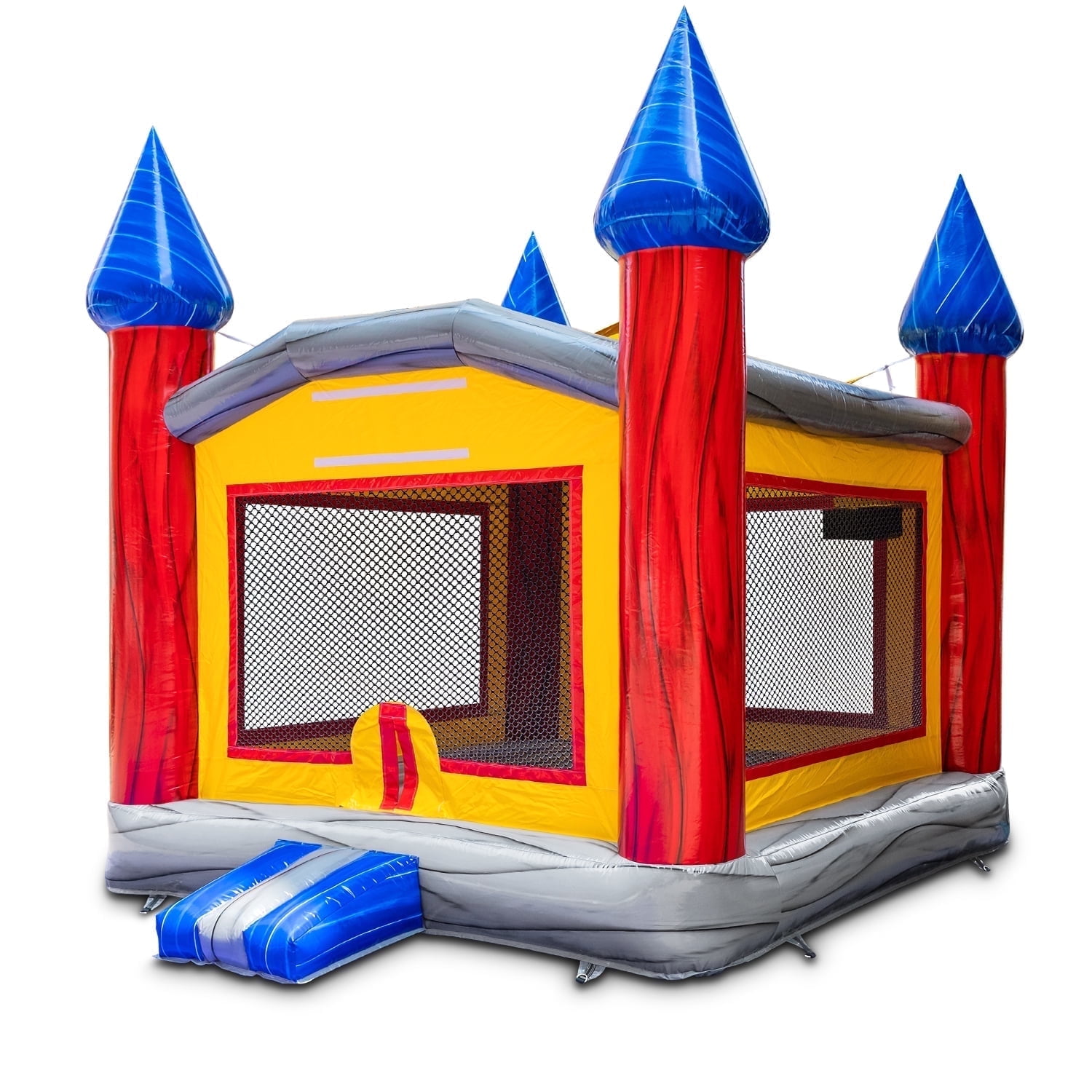 GOOSH Inflatable Bounce house, Big Bouncy House with 2 Pcs 580W Blower ...