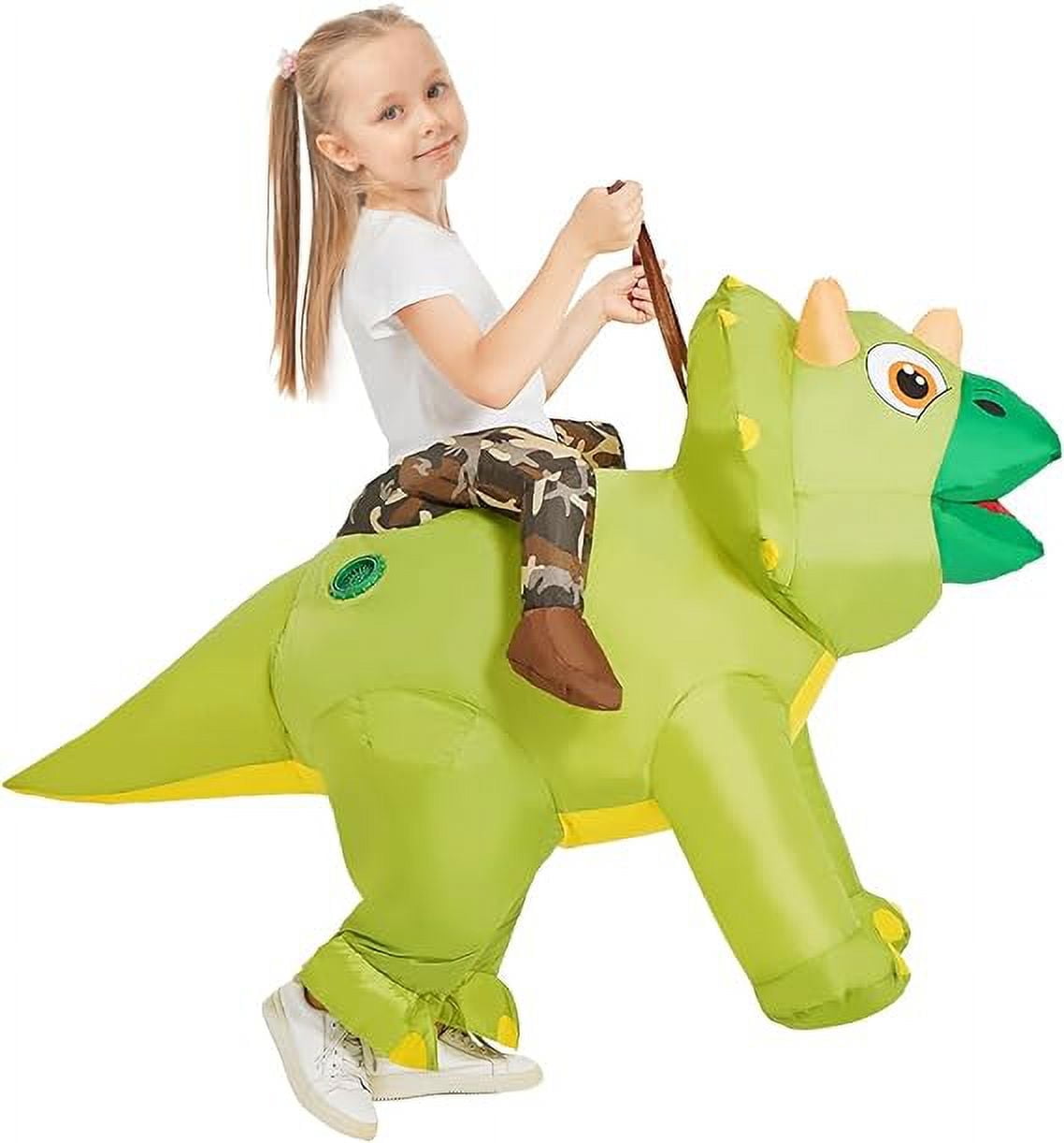 GOOSH 36 Inch Kids Dinosaur Costume Inflatable, Blow Up Dinosaur ...