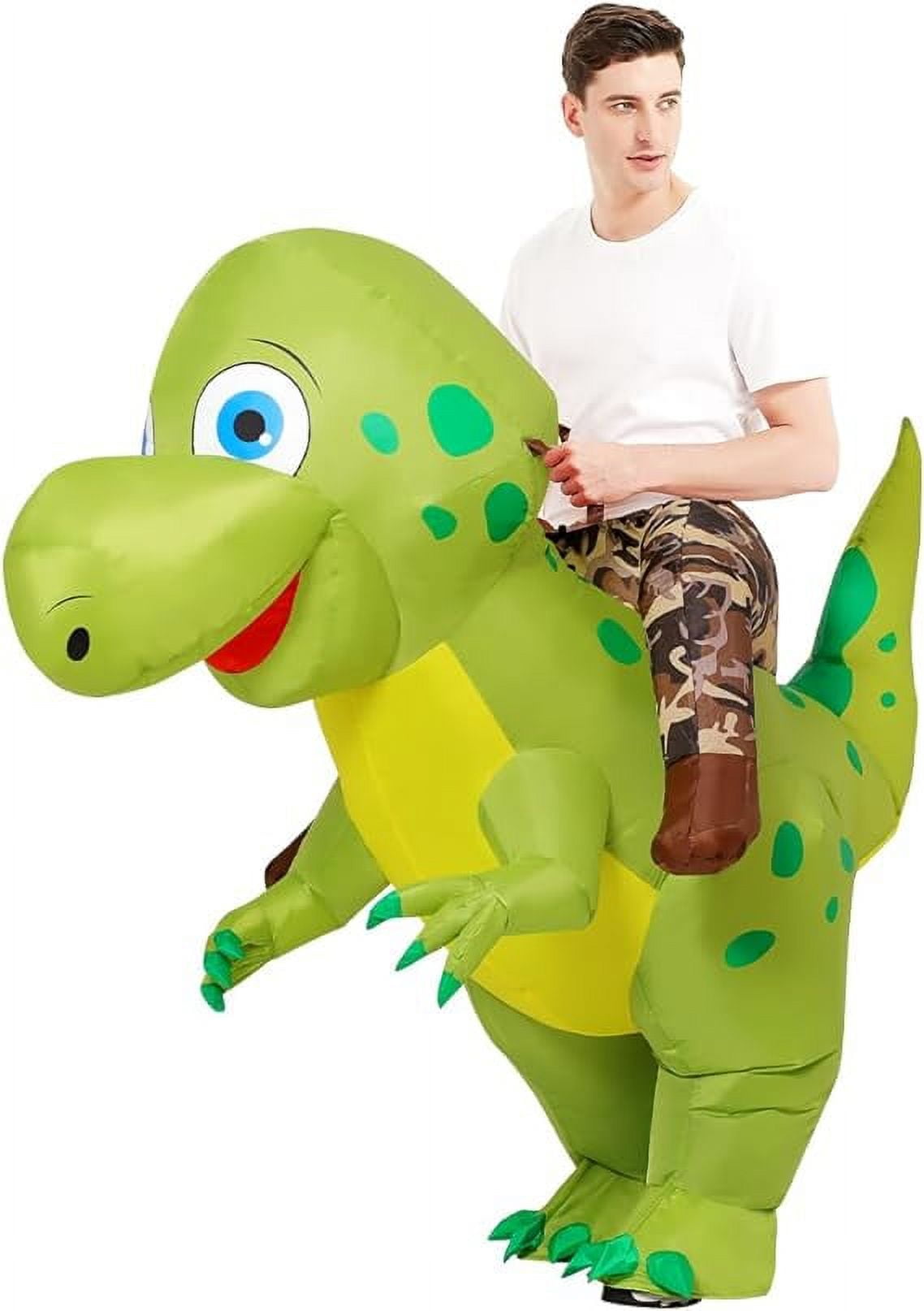 GOOSH 63 Inch Adult Inflatable Dinosaur Costumes Blow Up Dinosaur ...