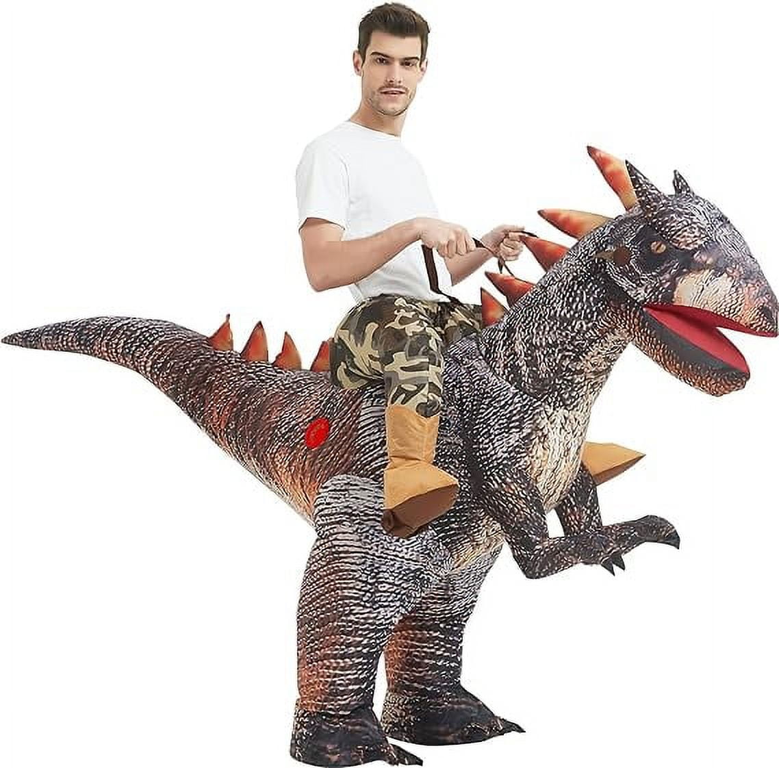GOOSH 72 Inch Adult Dinosaur Costumes, Blow Up Dinosaur Costume Dinosaur Adult Costume, Funny ...