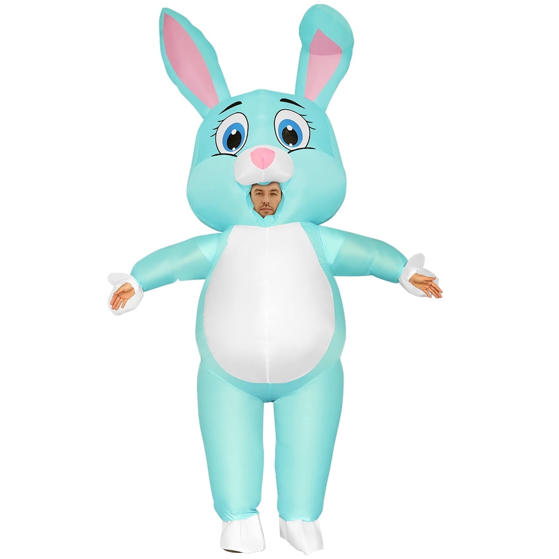GOOSH 72 inch Adult Inflatable Bunny Costume, Blow Up Inflatable ...