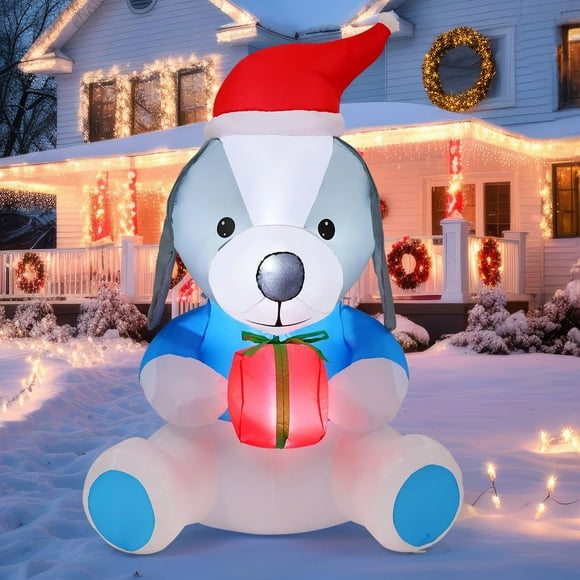 Christmas Inflatable Puppy