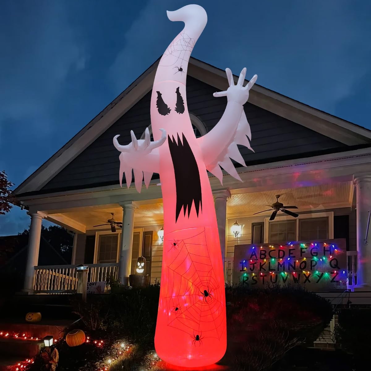 GOOSH Halloween Inflatable 11.8 FT Inflatable Halloween Ghost ...