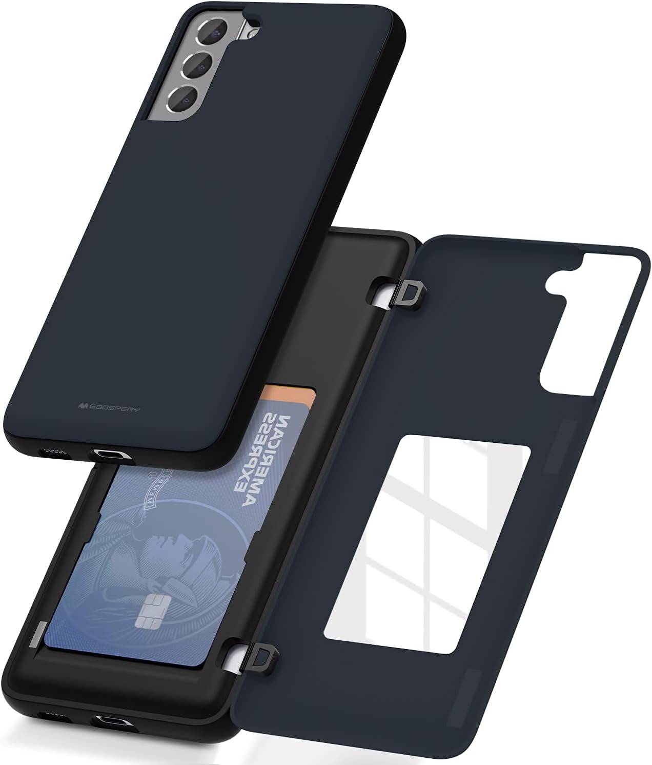 GOOSPERY Magnetic Door Bumper Case Compatible with Galaxy S21 Plus ...