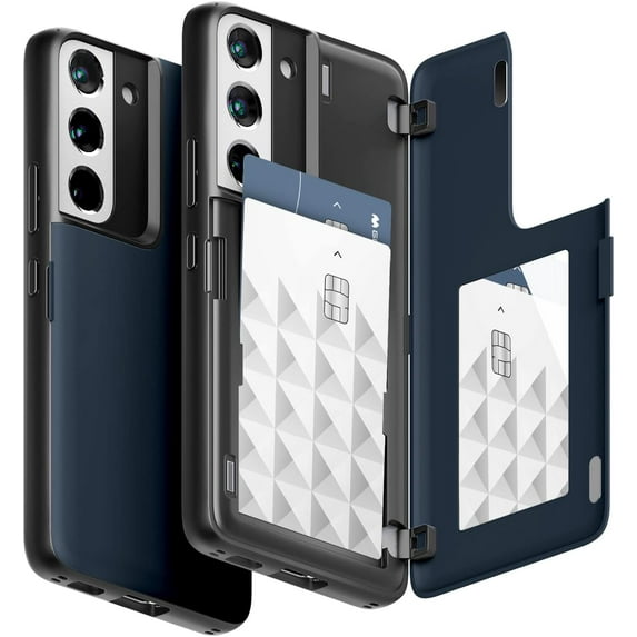 GOOSPERY Magnetic Door Bumper Case Compatible with Galaxy S22, Card ...