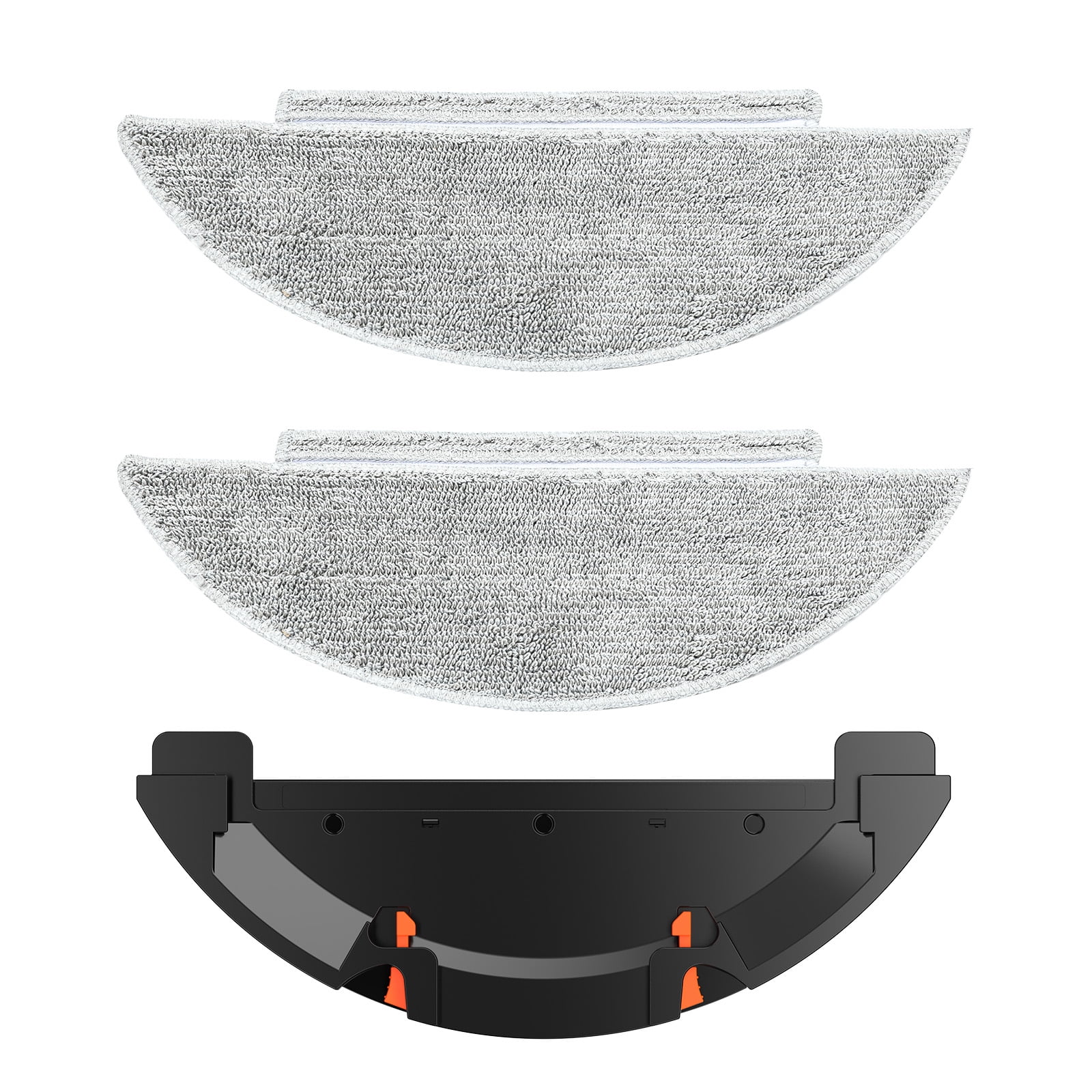 GOOVI Replacement Accessories Mop Pads (2 Pcs), Mop Holder, Compatible ...