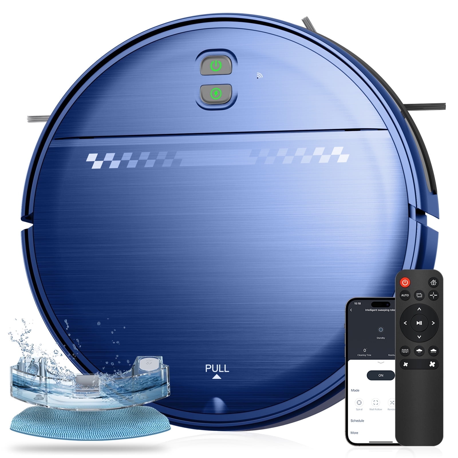 GOOVI Robot Vacuum Cleaner and Mop Combo with App WiFi and Remote ...