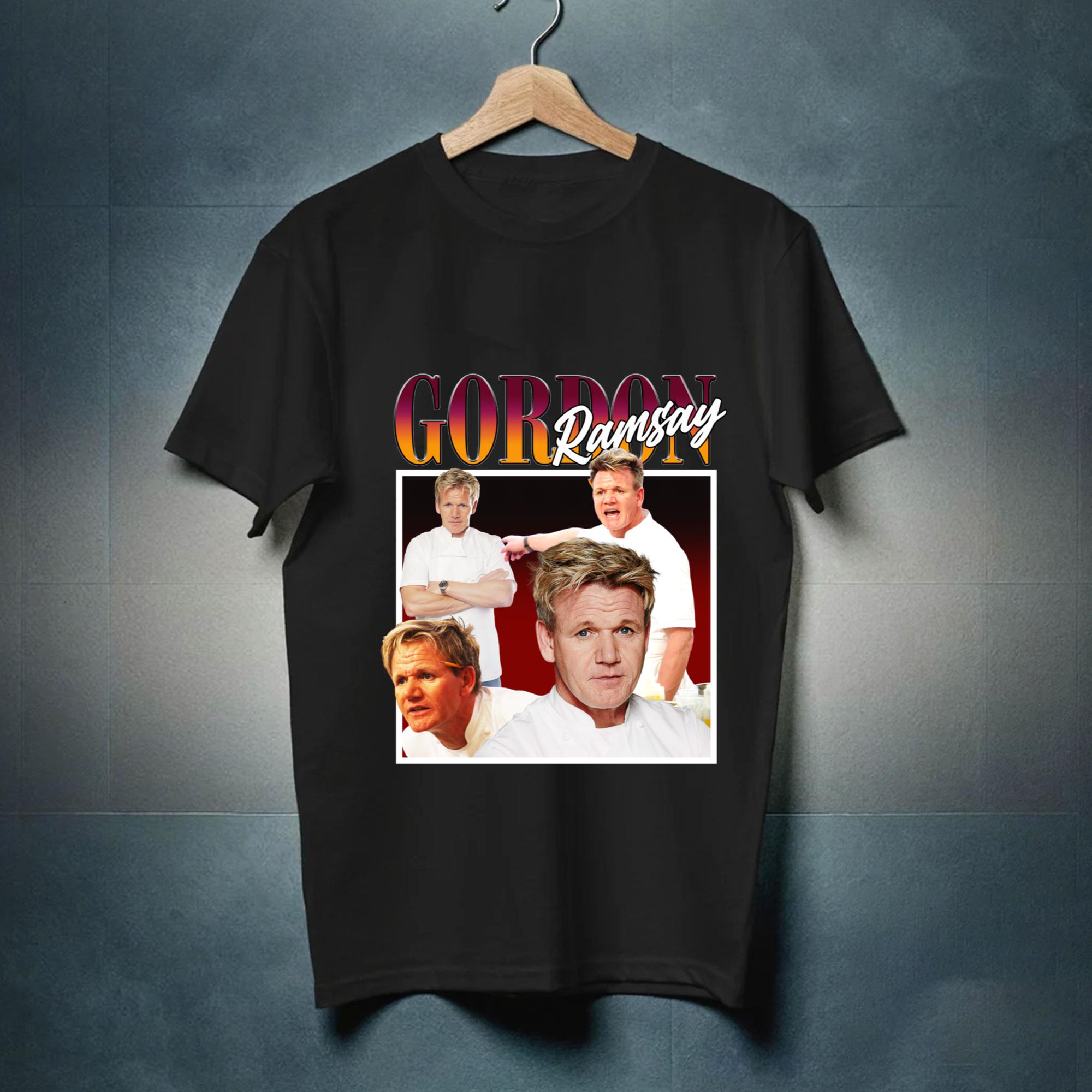 GORDON RAMSAY Homage T Shirt, Funny Gordon Ramsay T-shirt, Angry Gordon ...