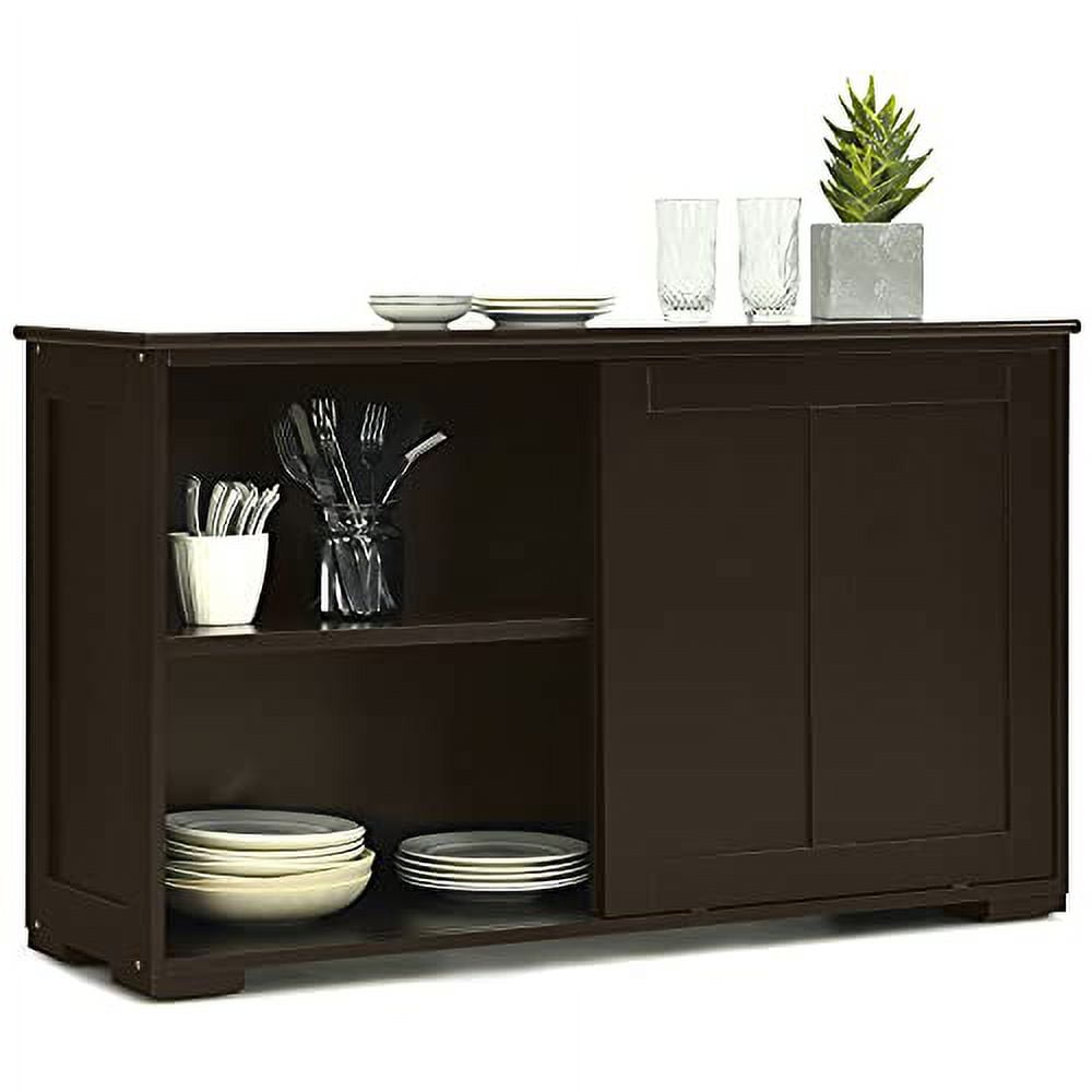 GORELAX Buffet Cabinet with Storage, Stackable Kitchen Sideboard w ...