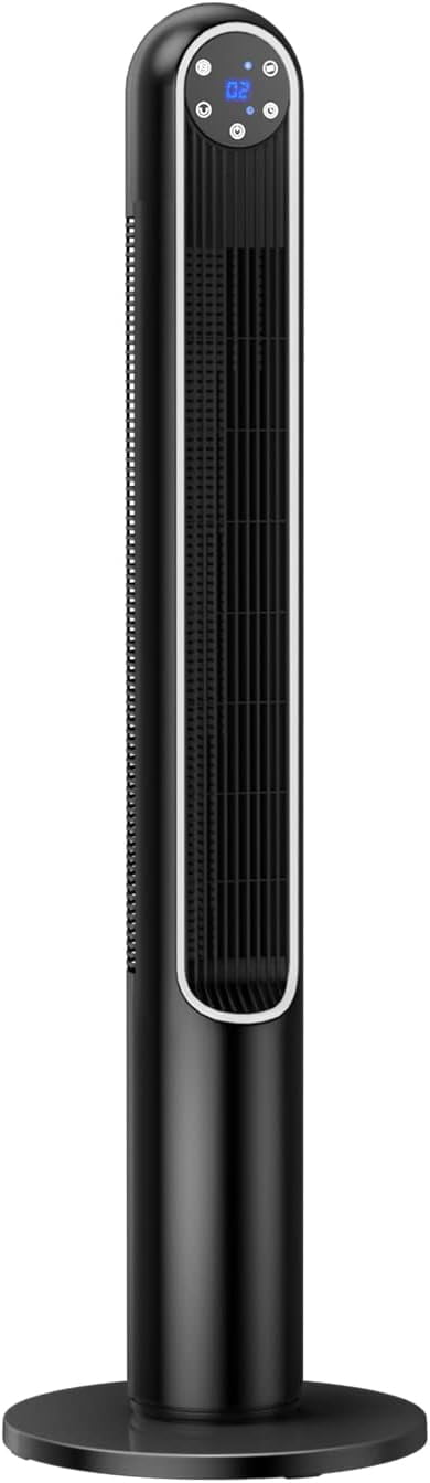 GORELAX Tower Fan with Remote, Portable Oscillating Fan w/8 Speeds & 3 ...