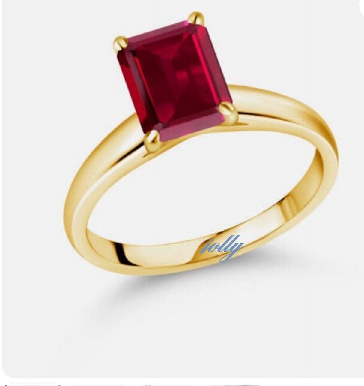 GORGEOUS! Ruby Gemstone Ring, 14k Gold Filled Ruby Engagement Ring ...