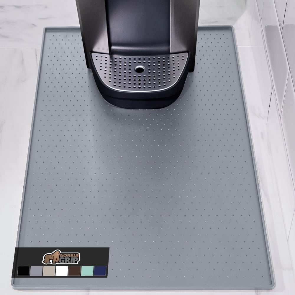GORILLA GRIP Coffee Mat, 15x23, Waterproof Heat-Resistant Silicone ...
