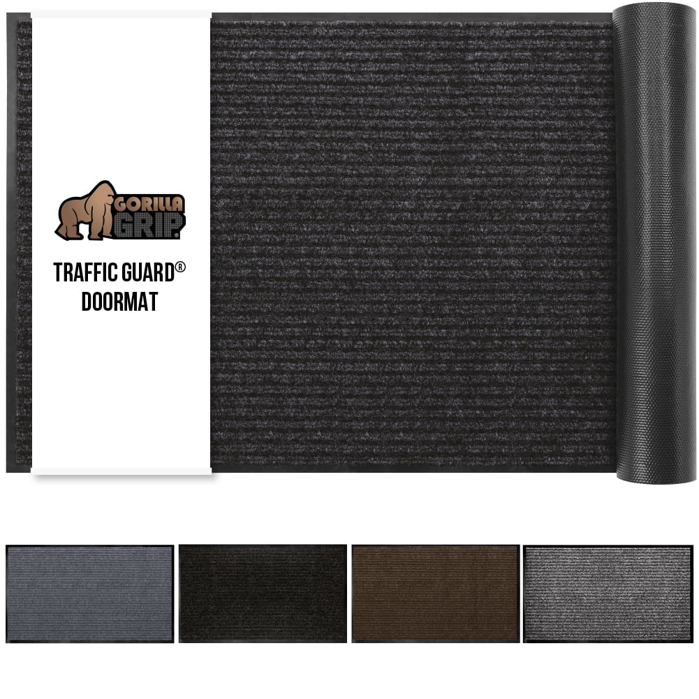 GORILLA GRIP Door Mat, Waterproof, Traffic Guard Commercial Office ...